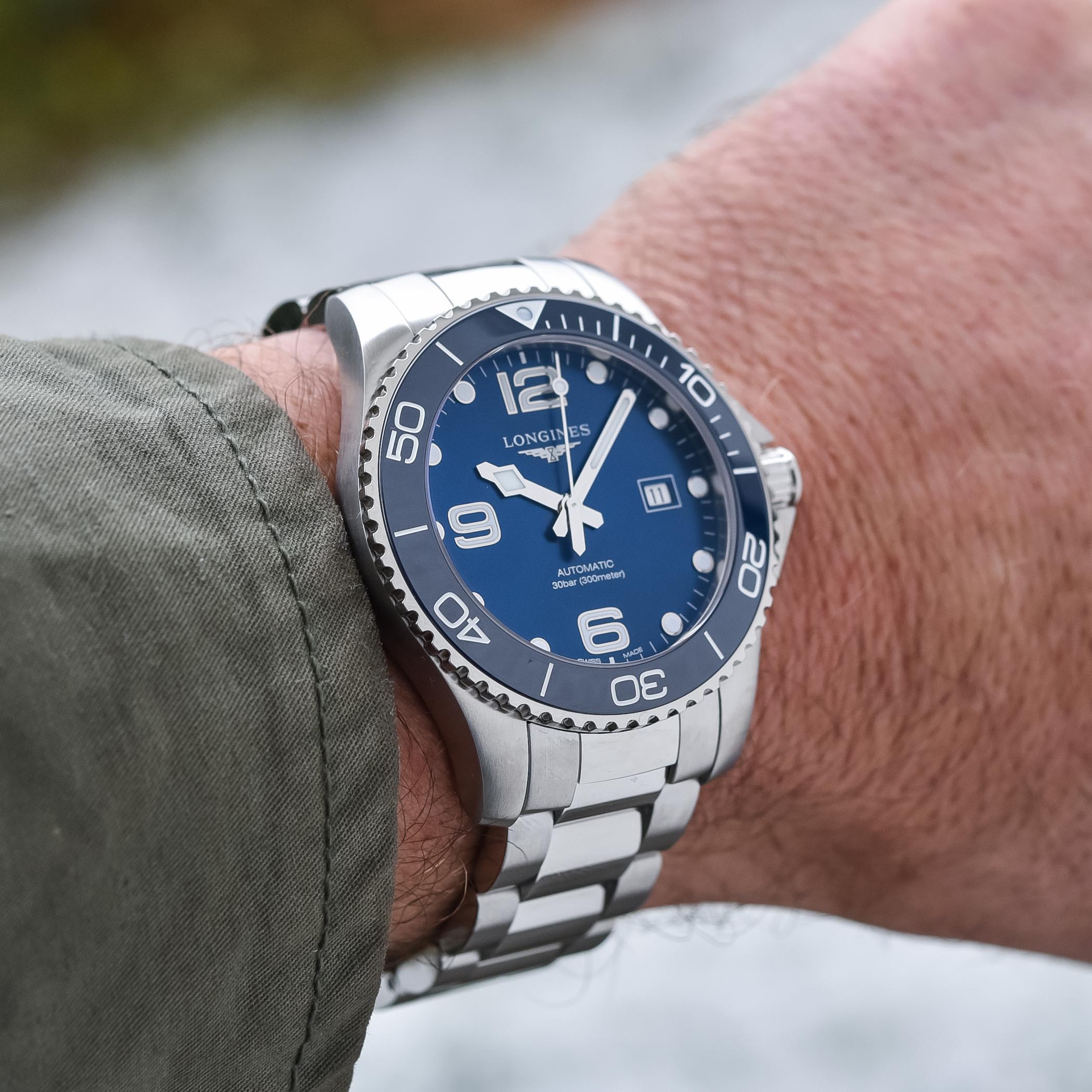 Review - Longines HydroConquest 43mm Blue Dial and Bezel