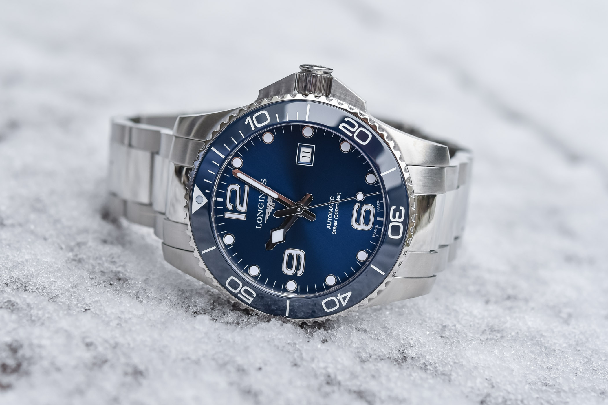 Review - Longines HydroConquest 43mm Blue Dial and Bezel
