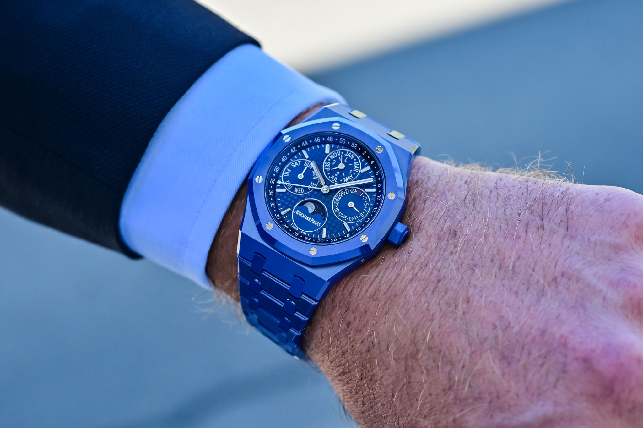 Hands-On - The Blue Ceramic AP Royal Oak Perpetual Calendar 26579CS