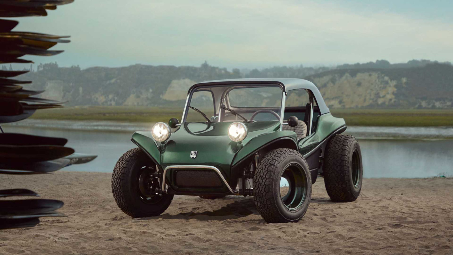 The Meyers Manx 2.0 EV is the electrified quintessential Beach Buggy