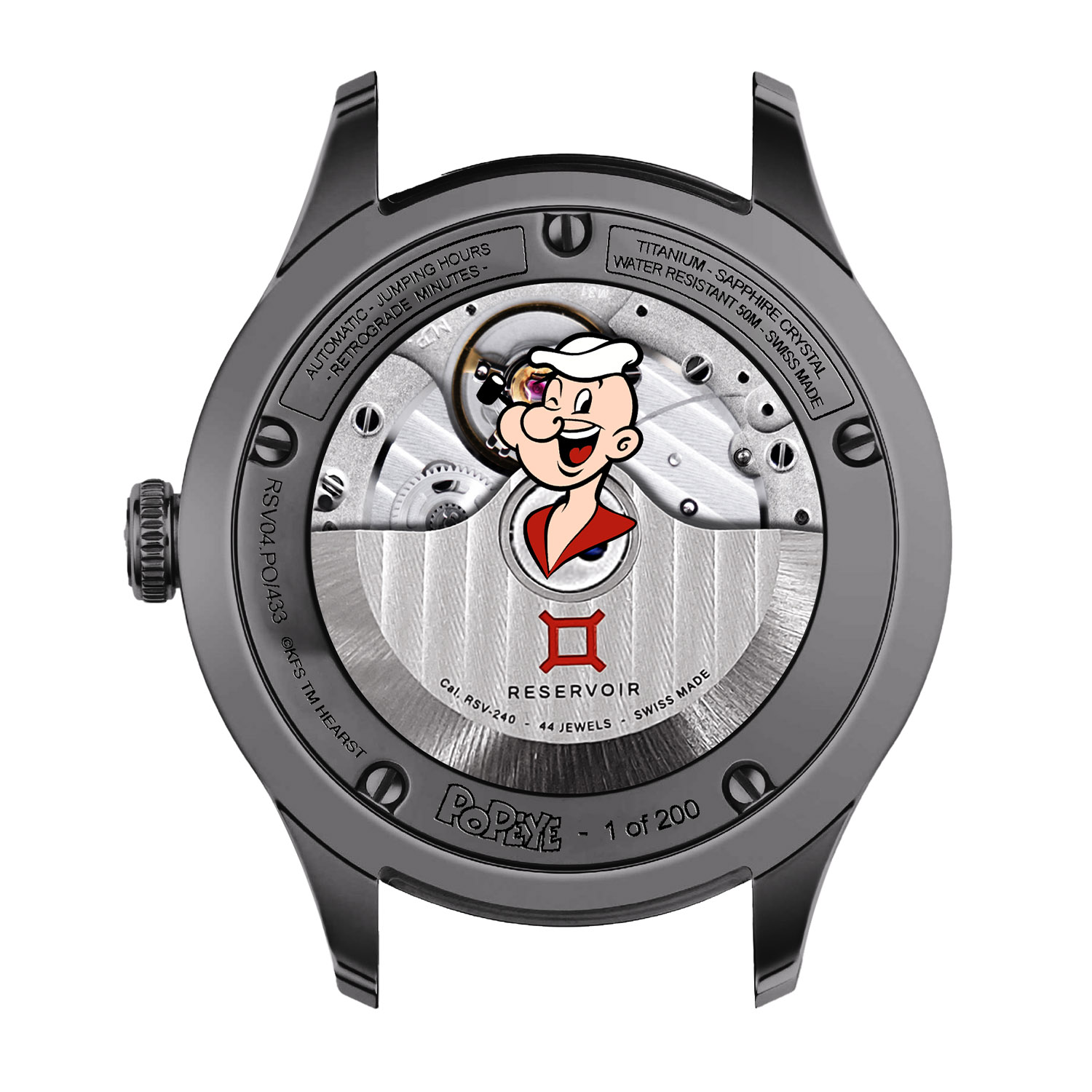 Introducing - The Reservoir x LabelNoir x Popeye Watch