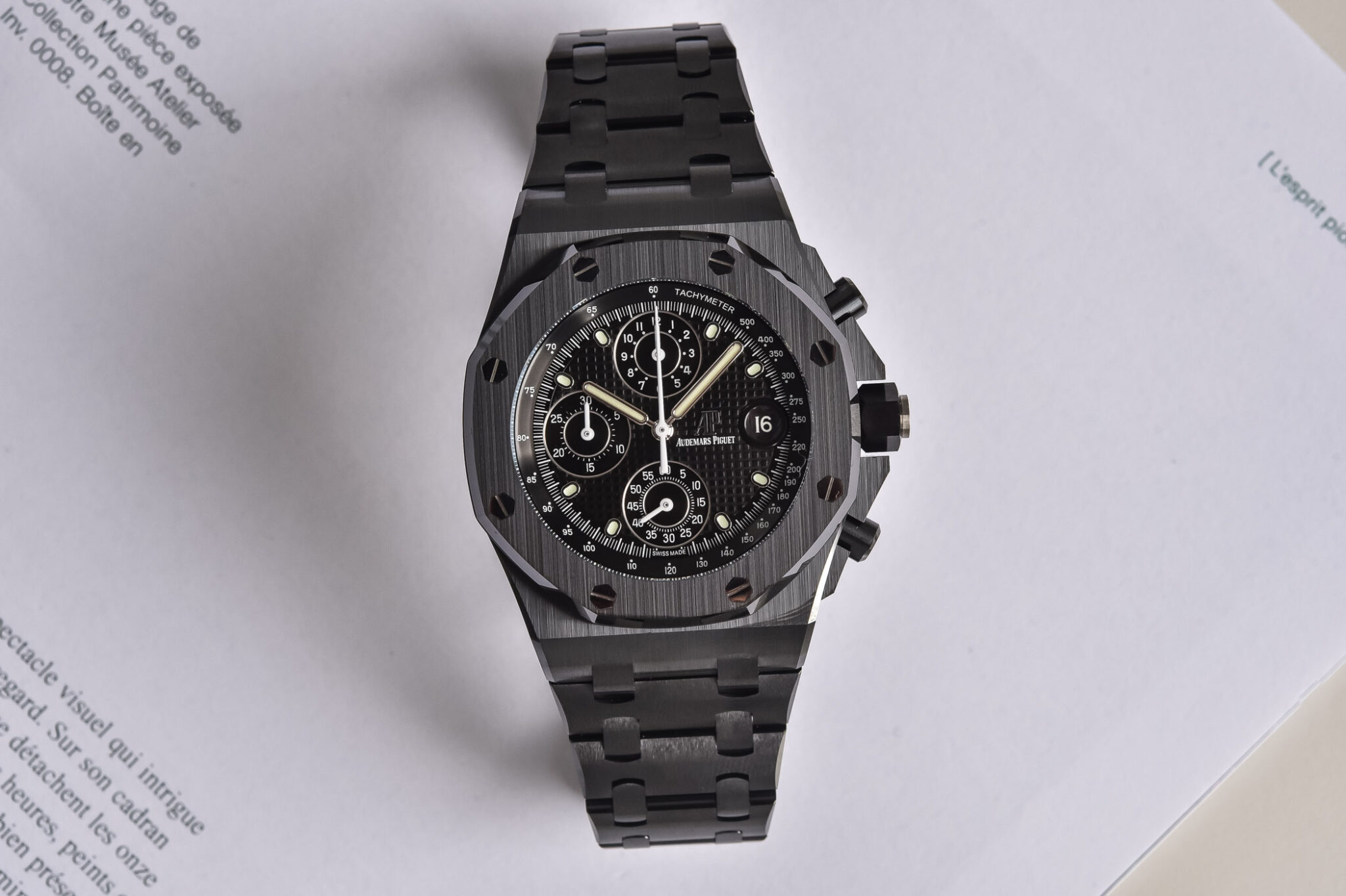 Hands-On With the Stunning AP Royal Oak Offshore Beast Black Ceramic