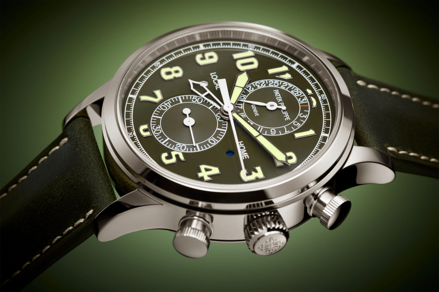 Introducing The Patek Philippe Calatrava Pilot Travel Time Chronograph ...
