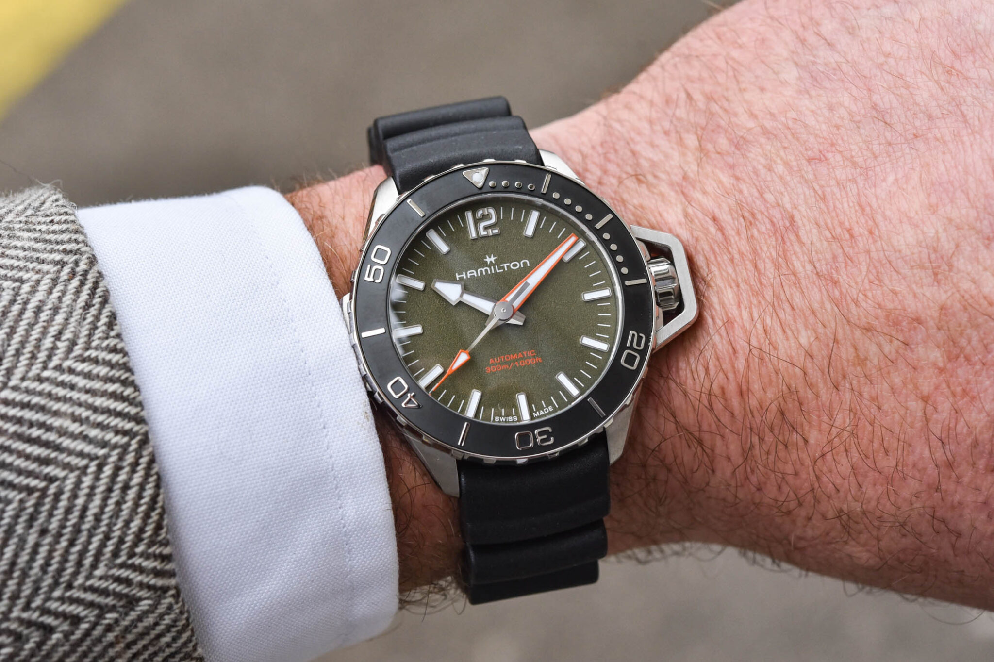 Introducing The Hamilton Khaki Navy Frogman 41mm (Live Pics & Price)