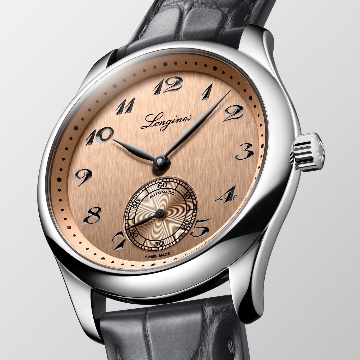 Introducing The Longines Master Small Seconds 38.5mm With Salmon ...