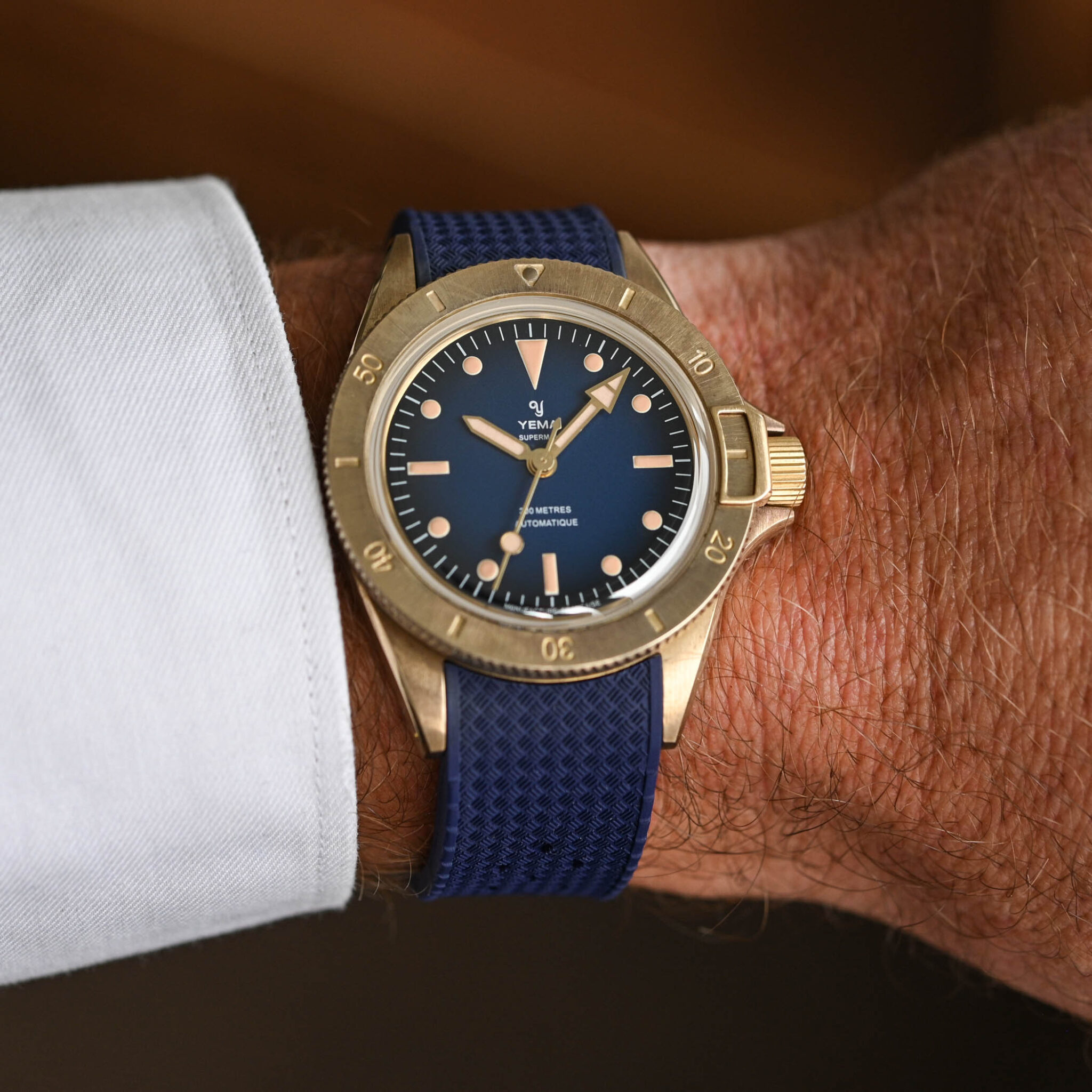 First Look: The Yema Superman Bronze CMM.10, With New Manufacture Movement