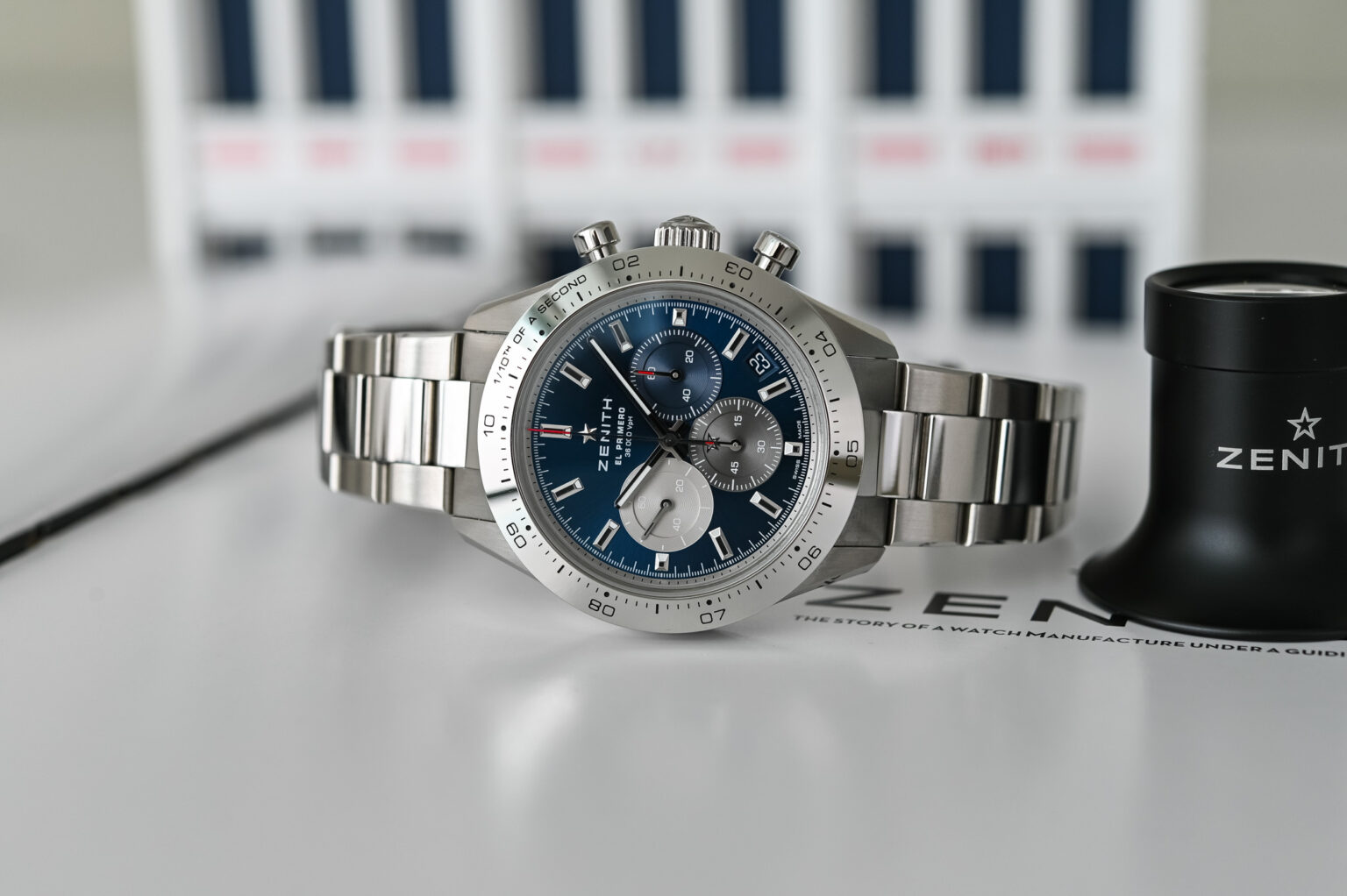 First Look: The New Full-Steel & Blue Dial Zenith Chronomaster Sport ...