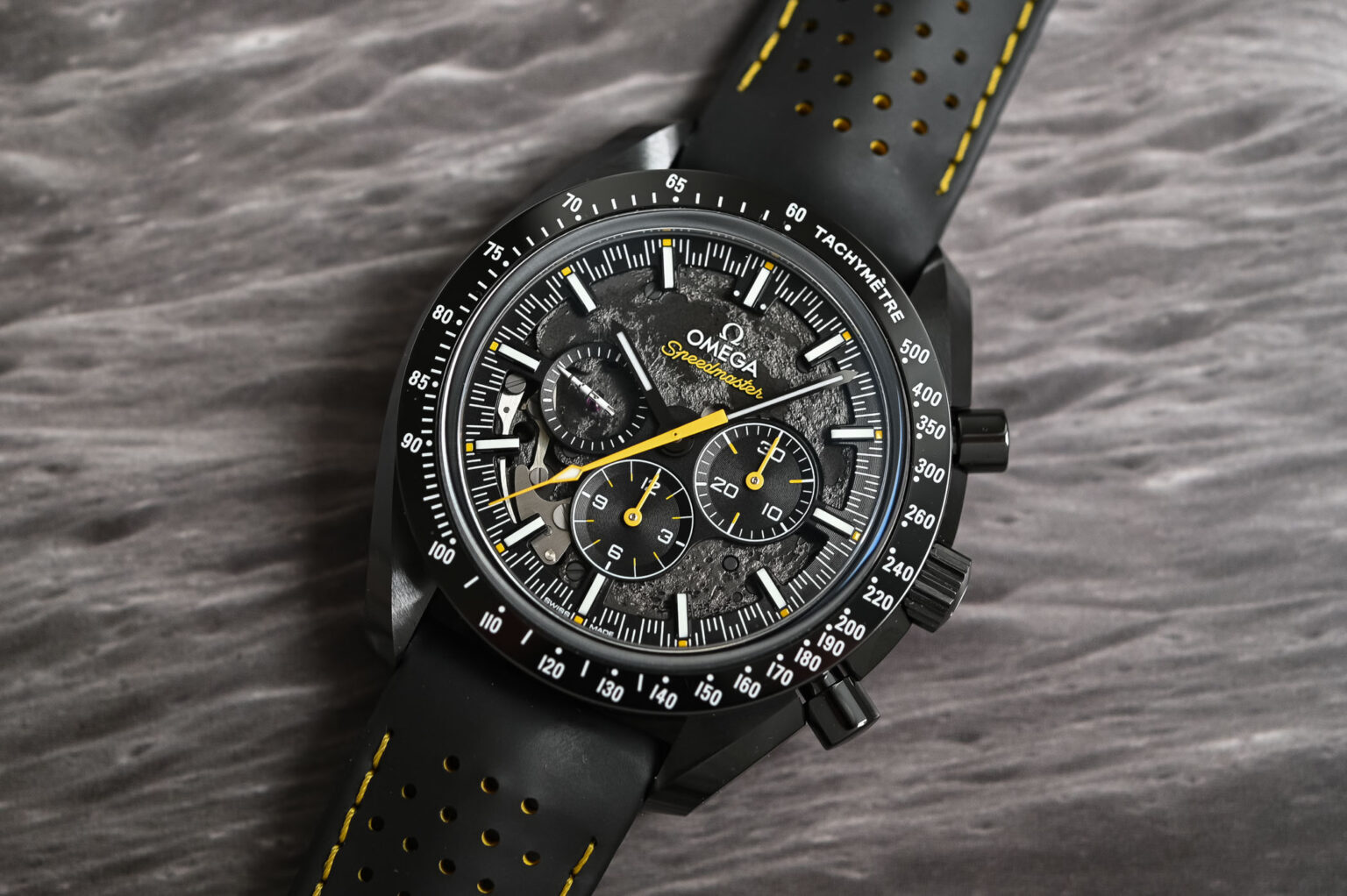 Hands-On: The Omega Speedmaster Dark Side of the Moon Apollo 8