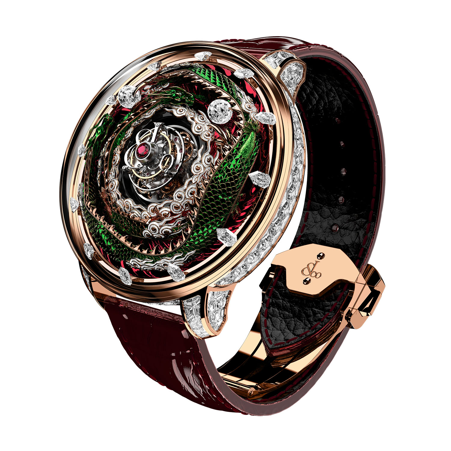 Introducing the Jacob & Co. Mystery Tourbillon Twin Dragons