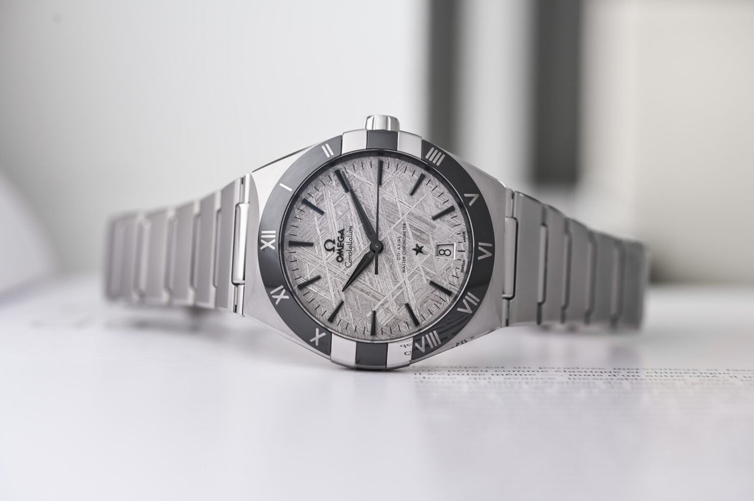 First Look: The new Omega Constellation 41mm Meteorite Collection