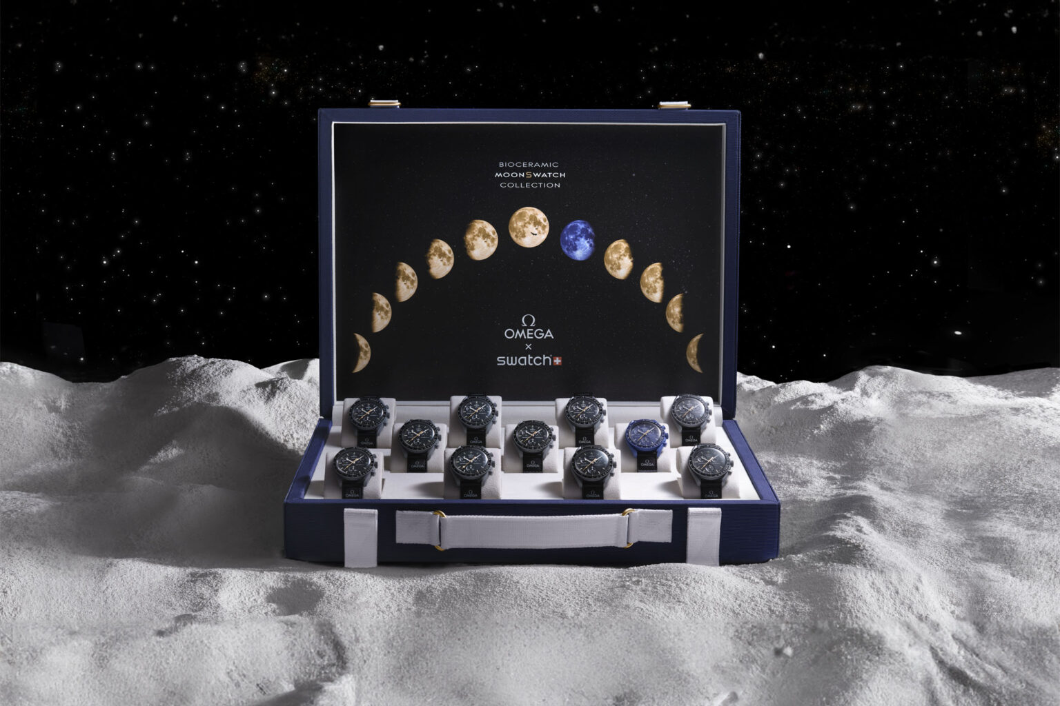 News: Omega Raises 534k CHF for Charity Orbis with 11 MoonSwatch ...