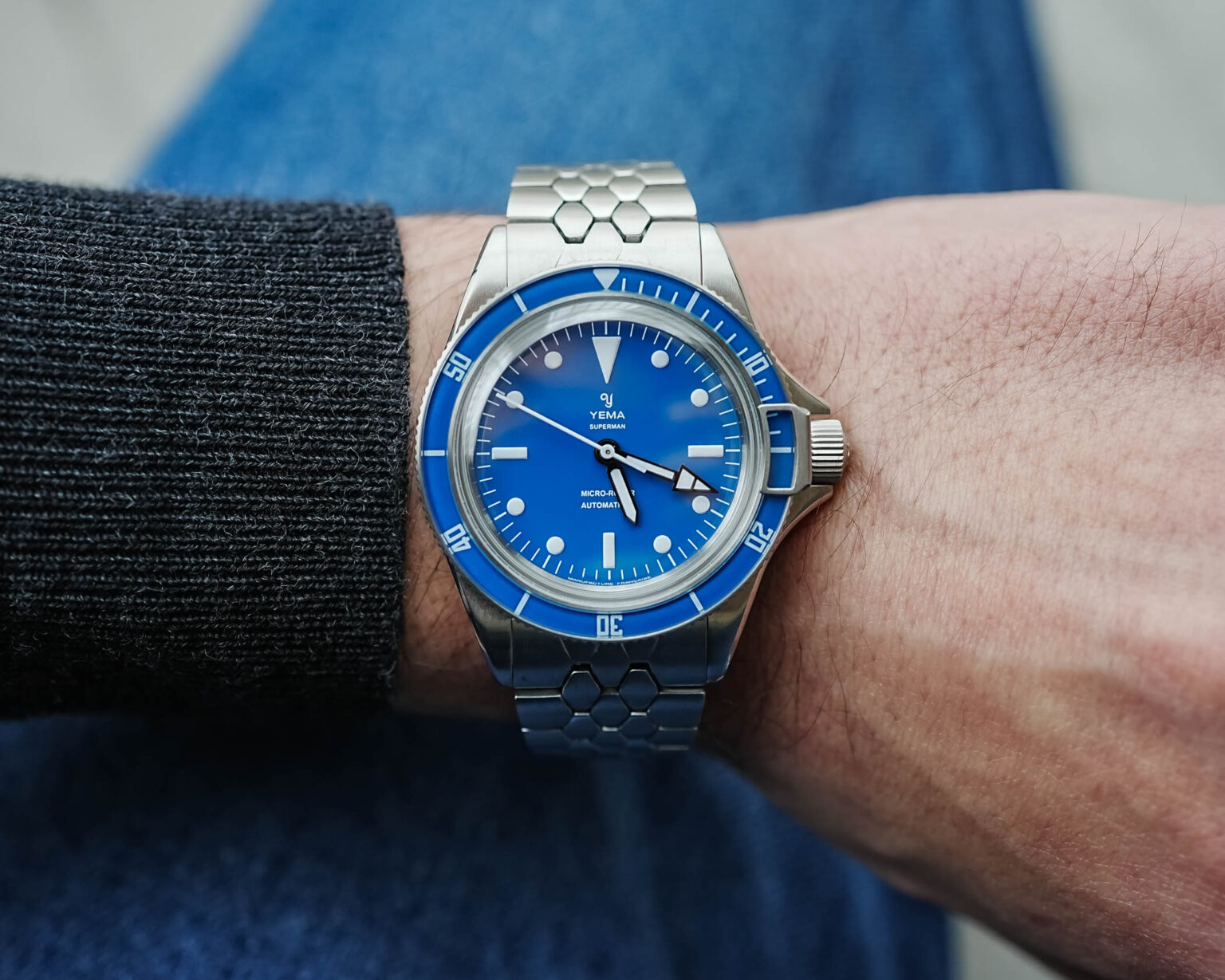 First Look: The Yema Superman Slim CMM.20 with Micro-Rotor Calibre