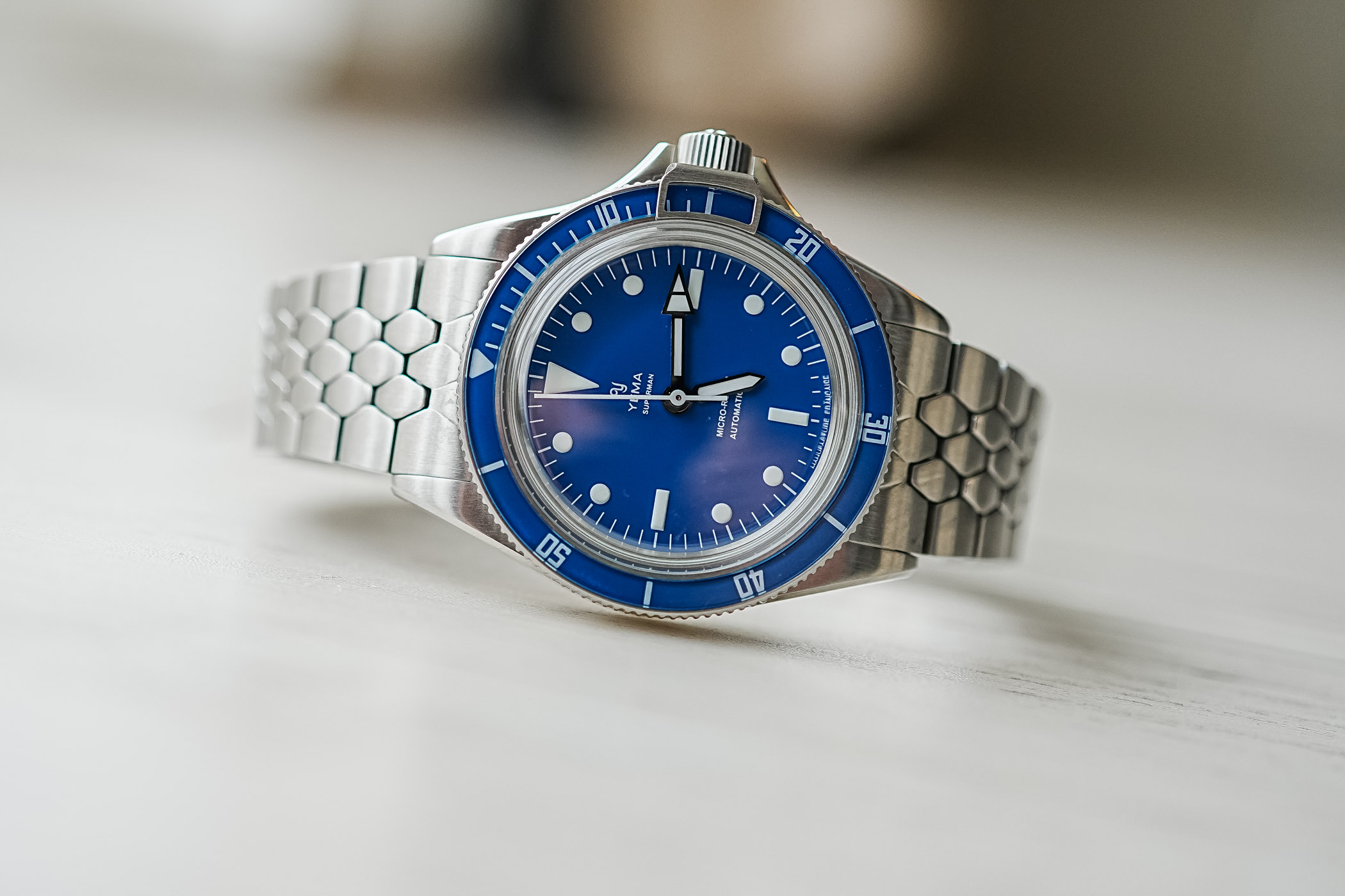 First Look: The Yema Superman Slim CMM.20 with Micro-Rotor Calibre