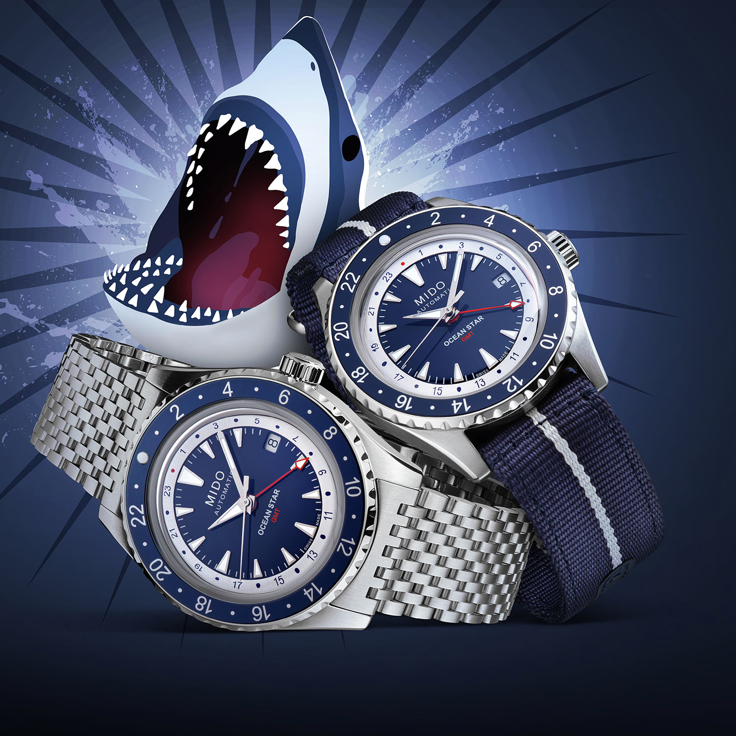 Introducing: The Cool and Accessible new Mido Ocean Star GMT Special ...