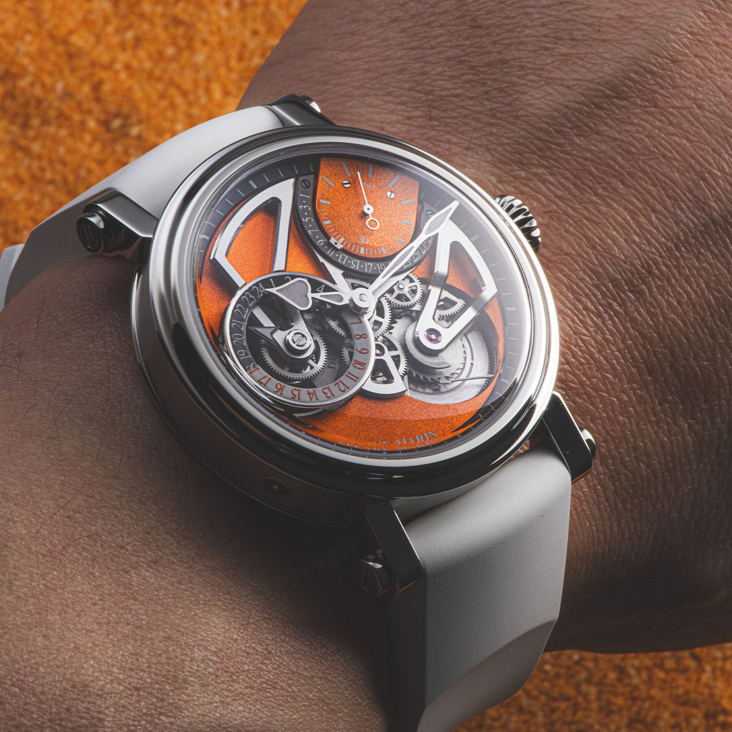 Introducing: The Speake Marin Openworked Dual Time Terracotta
