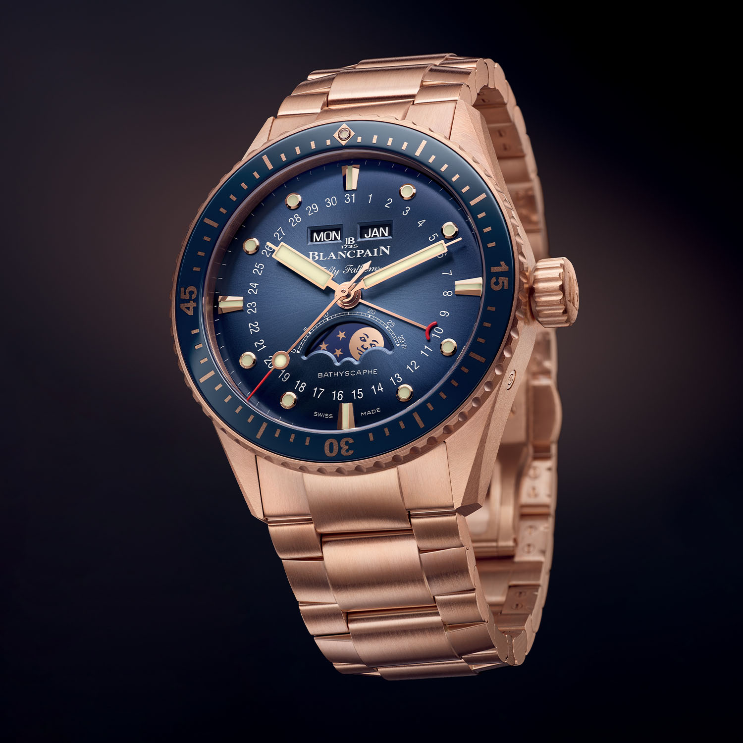 Introducing: The Blancpain Fifty Fathoms Bathyscaphe Goes Full Gold