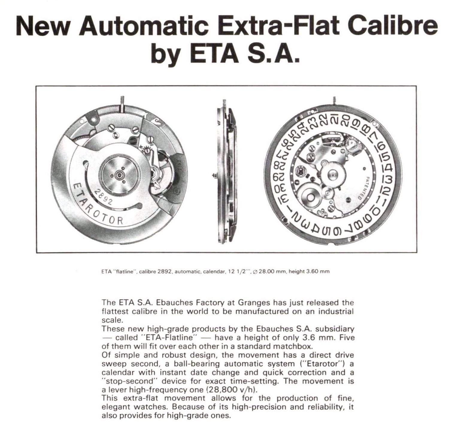 In-Depth: The History of the 2892, ETA's Enduring Elite Movement