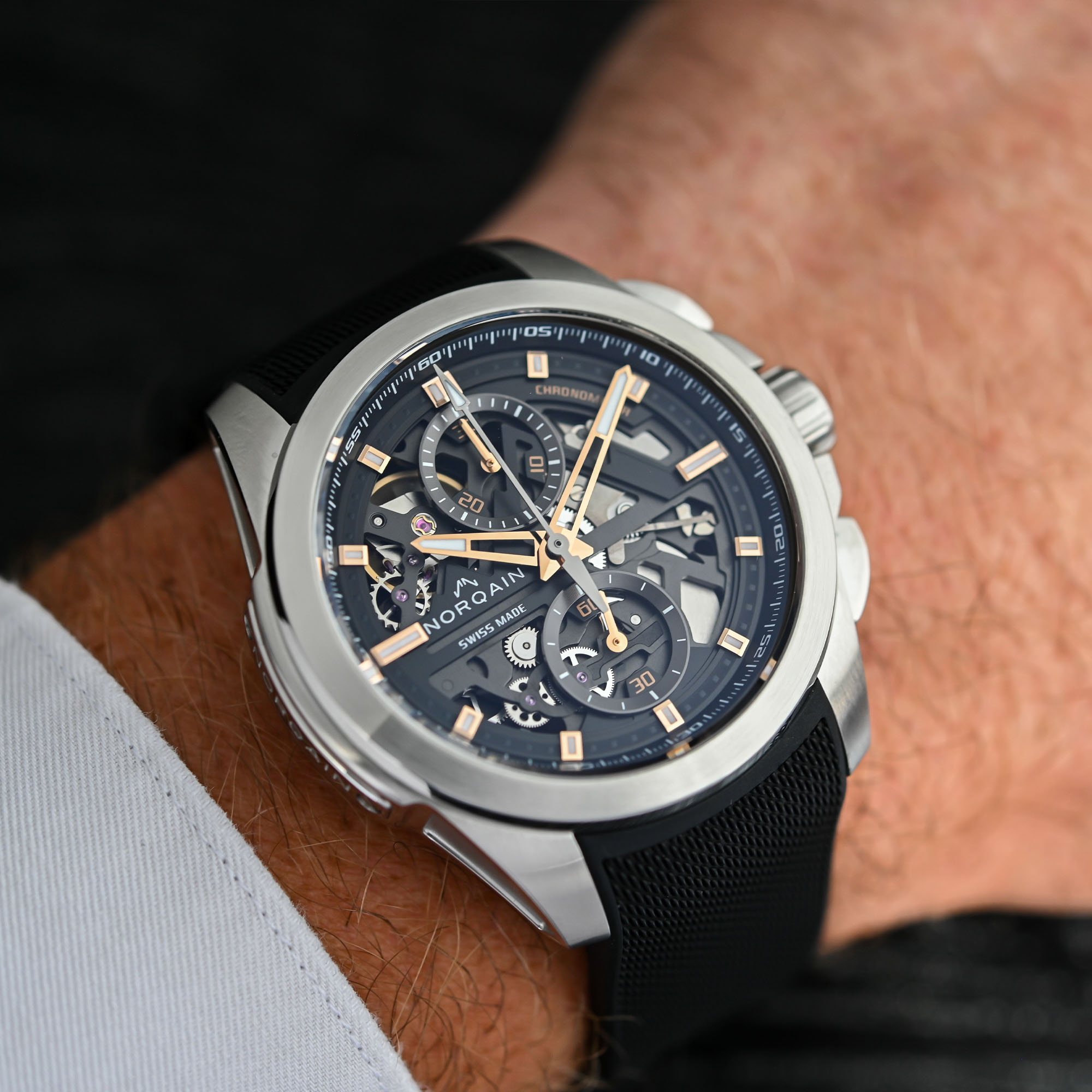 First Look: Norqain Introduces its First Flyback Chronograph, The ...