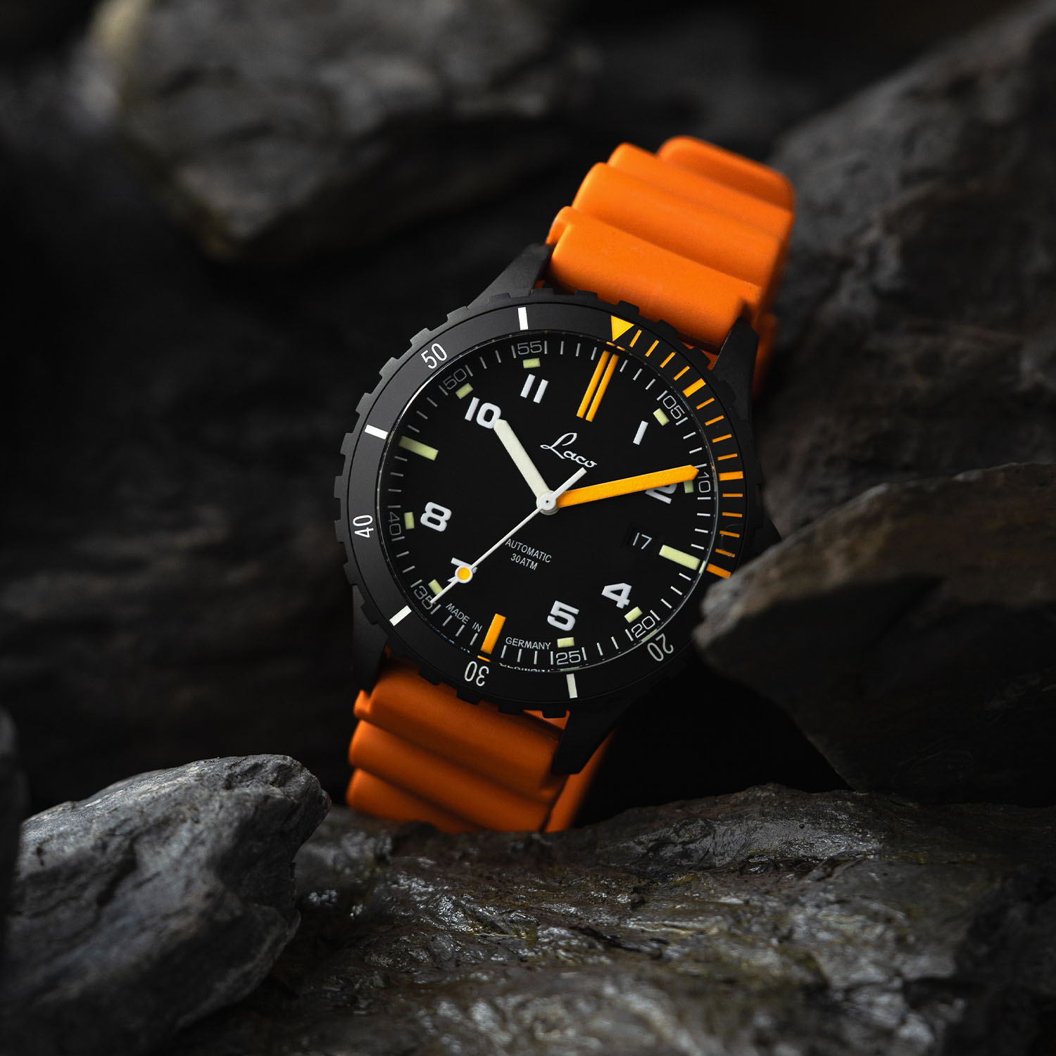 Introducing: The Laco Scorpion Dive Watch in Black DLC Cases
