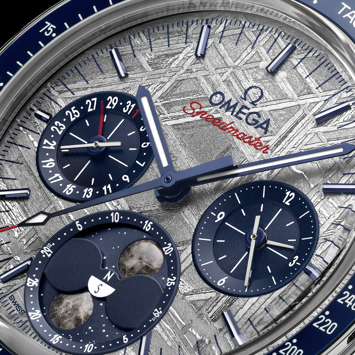 Introducing: The new Smaller, Slimmer Omega Speedmaster Moonphase Meteorite
