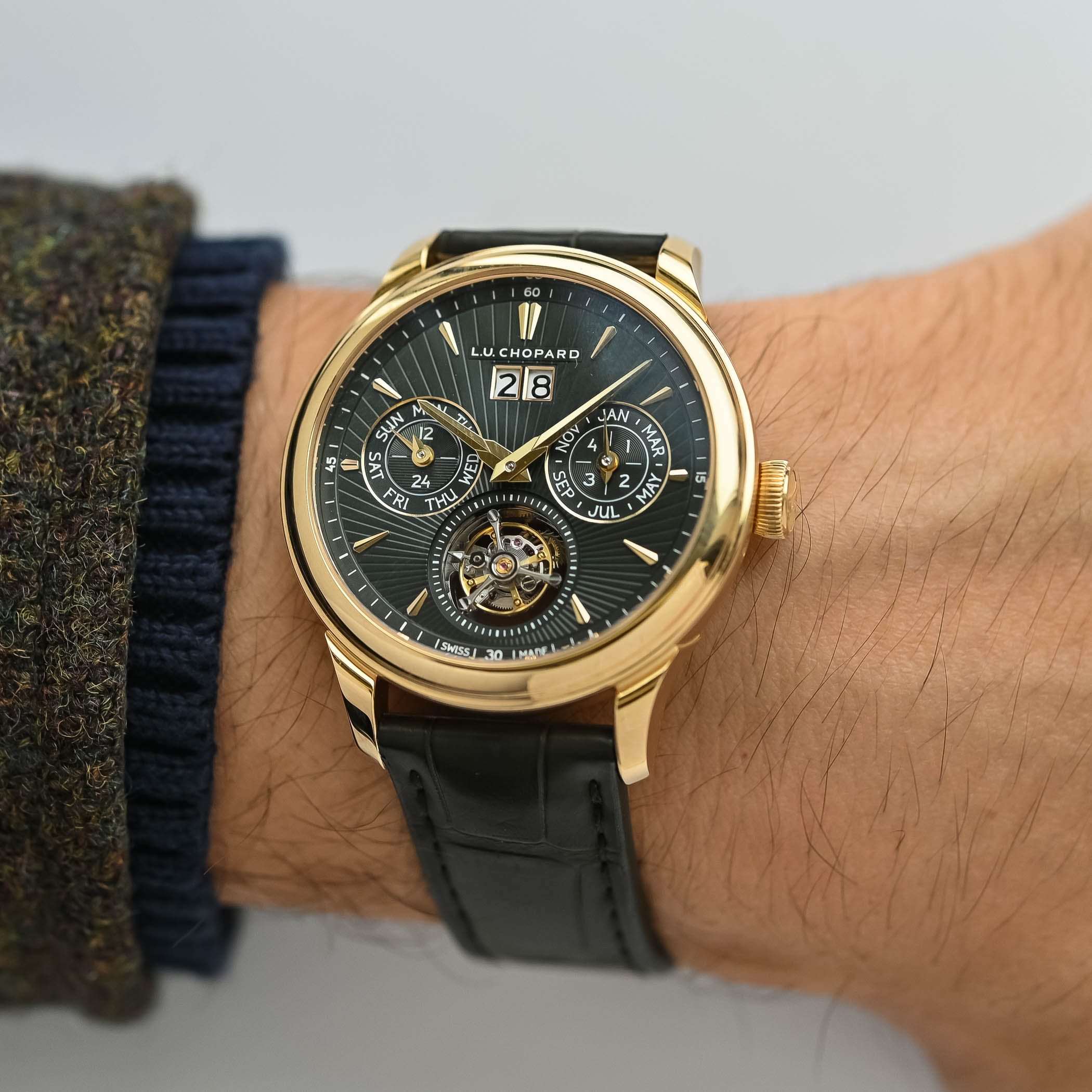 First Look: The new Forest Green Chopard L.U.C Flying T Twin Perpetual