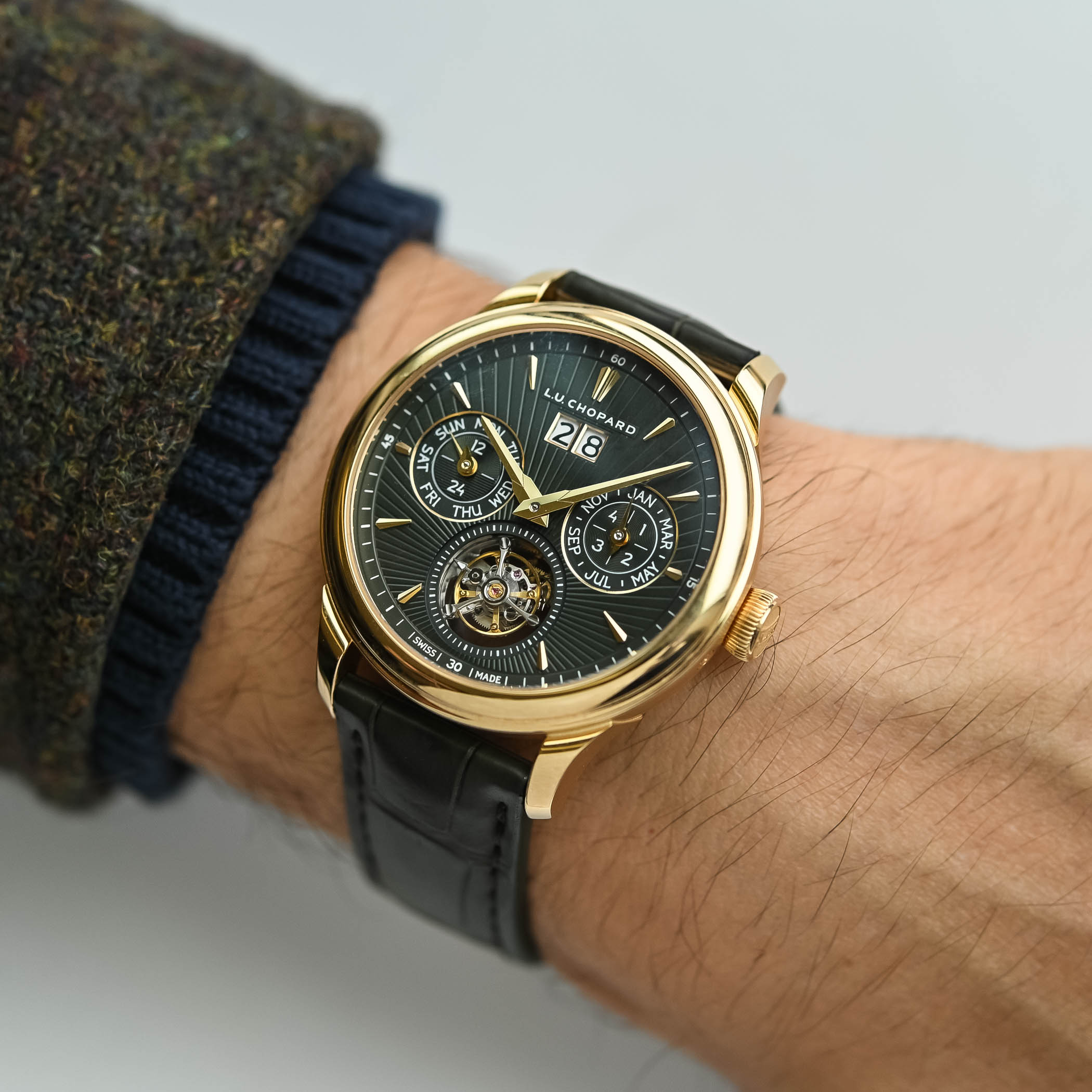 First Look: The new Forest Green Chopard L.U.C Flying T Twin Perpetual
