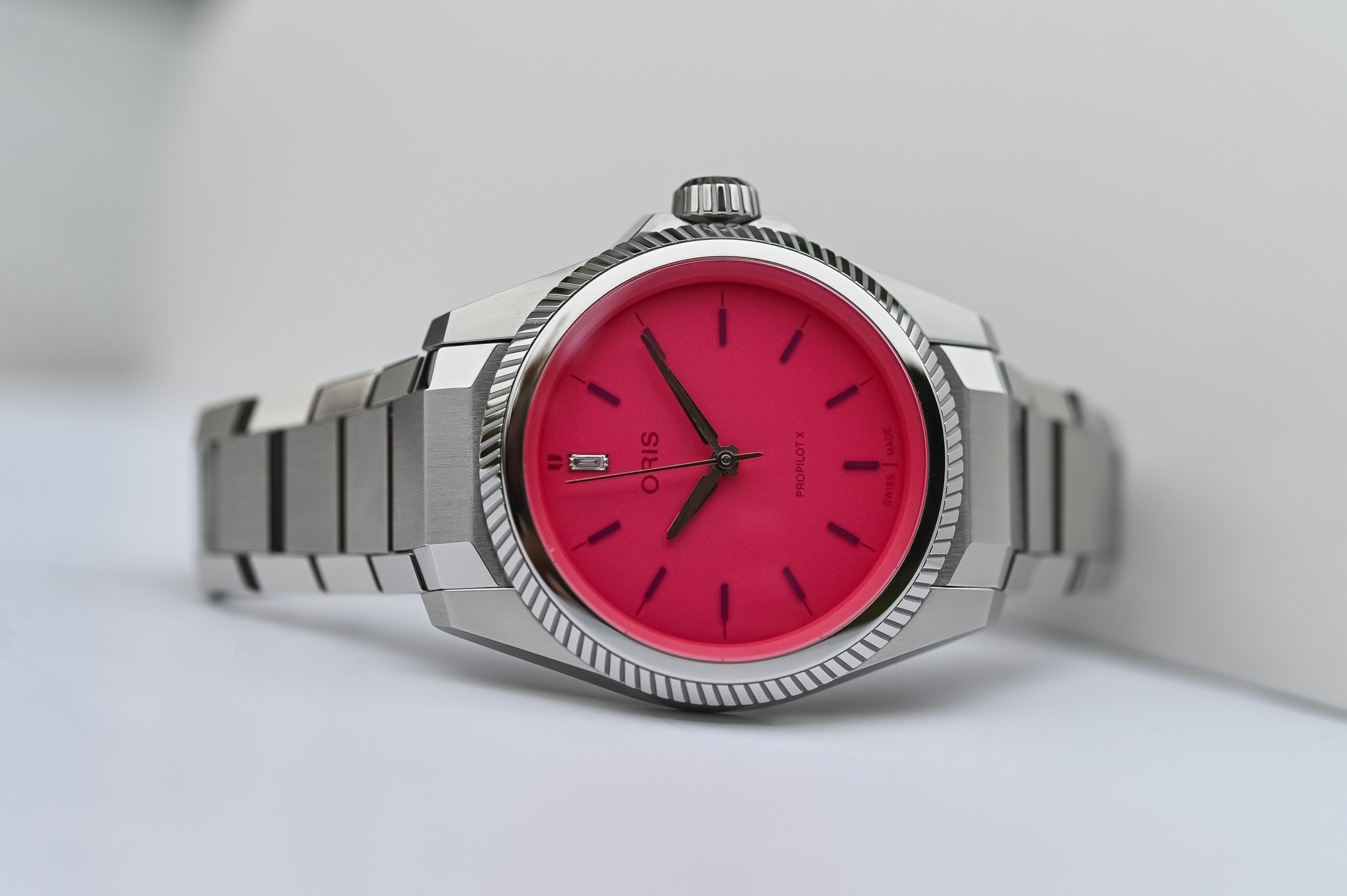 First Look: The Hot Pink Oris ProPilot X Miss Piggy Edition
