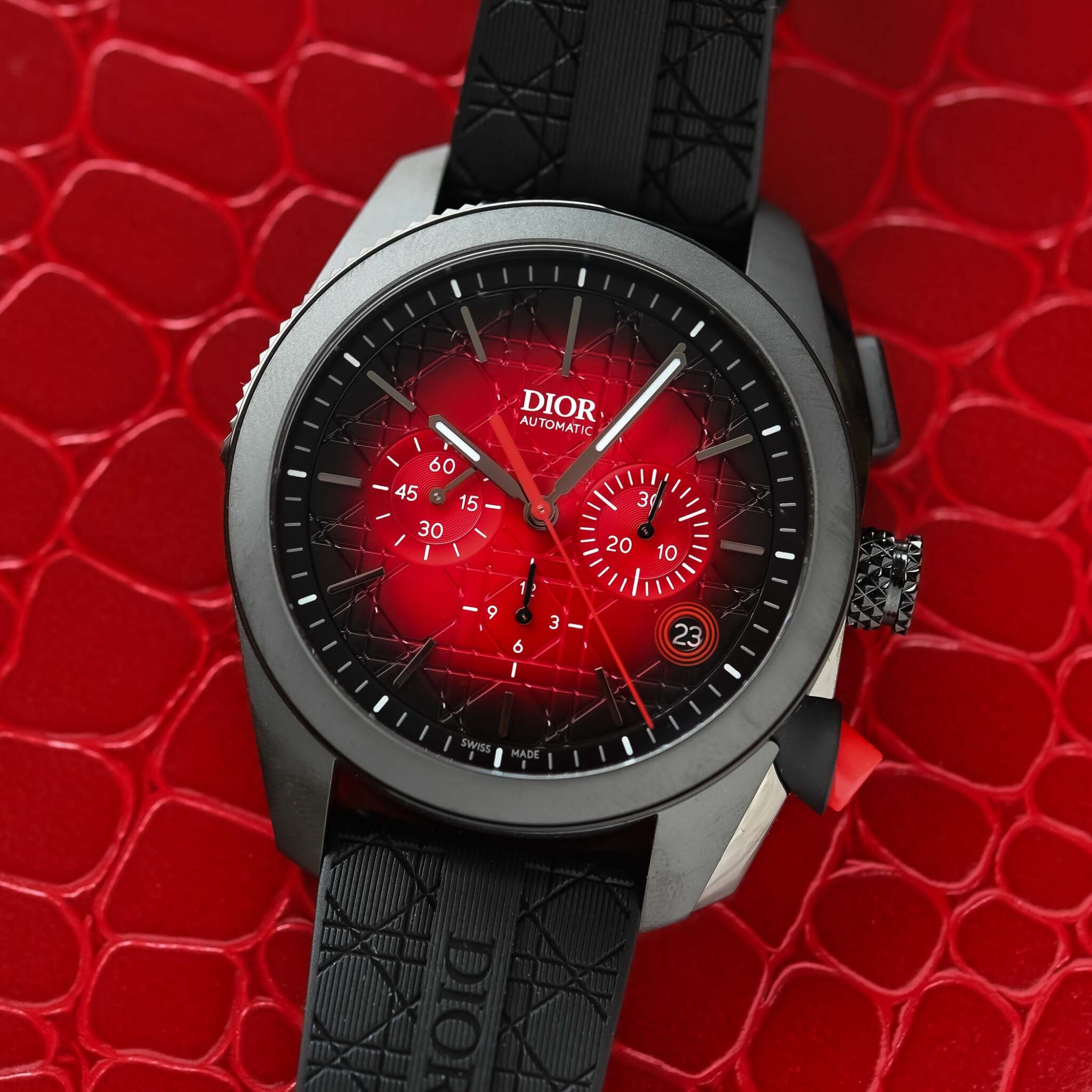 First Look: The new Red Dial Dior Chiffre Rouge Chronograph