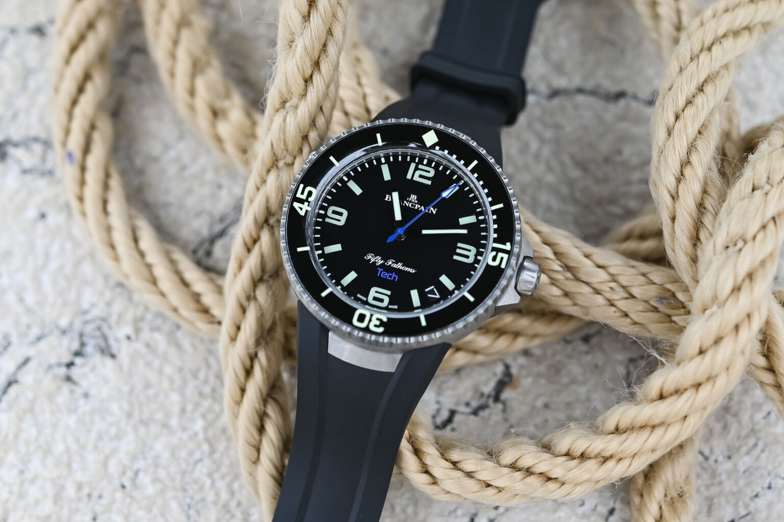 First Look: The New Blancpain Fifty Fathoms Tech Ocean Commitment IV
