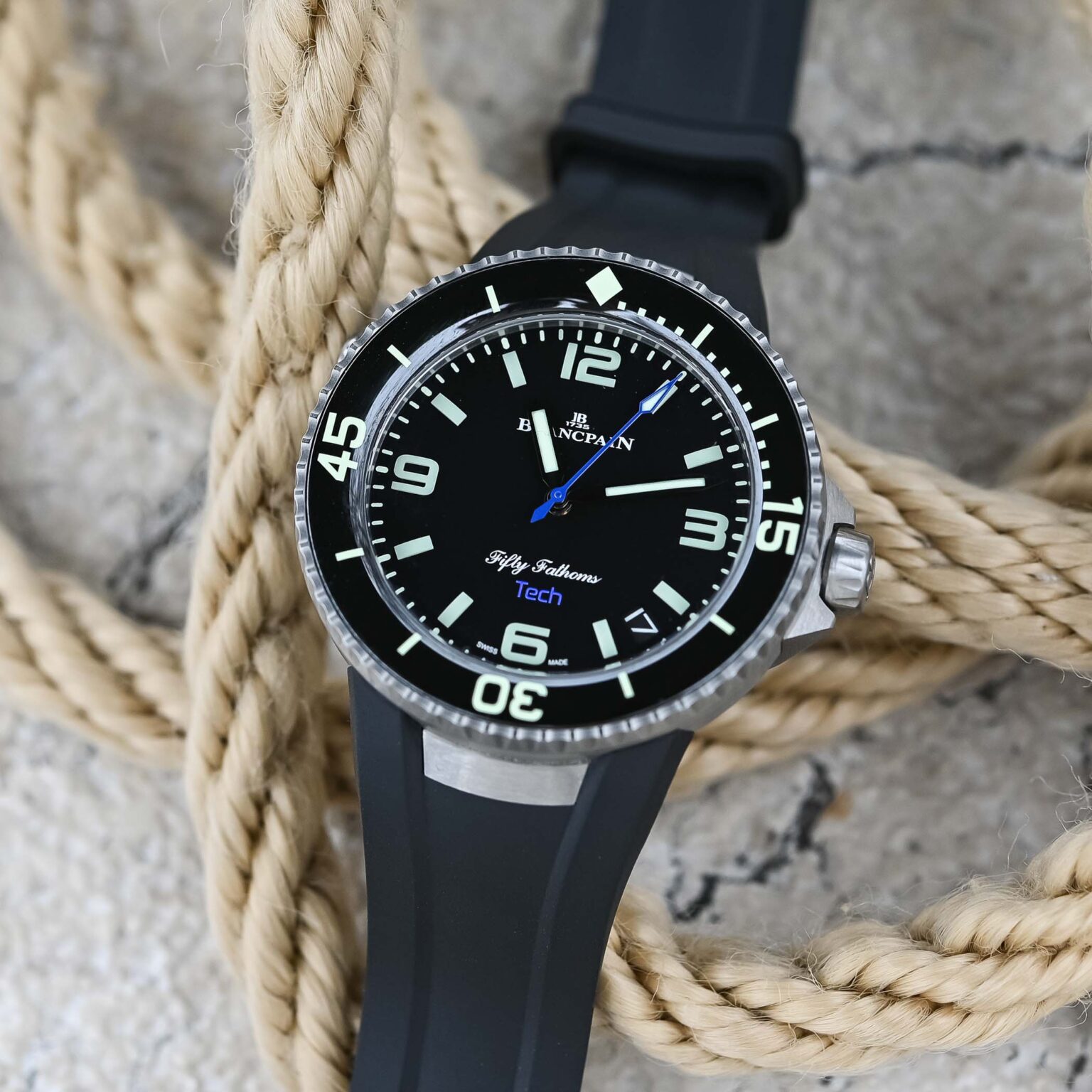 First Look: The New Blancpain Fifty Fathoms Tech Ocean Commitment IV