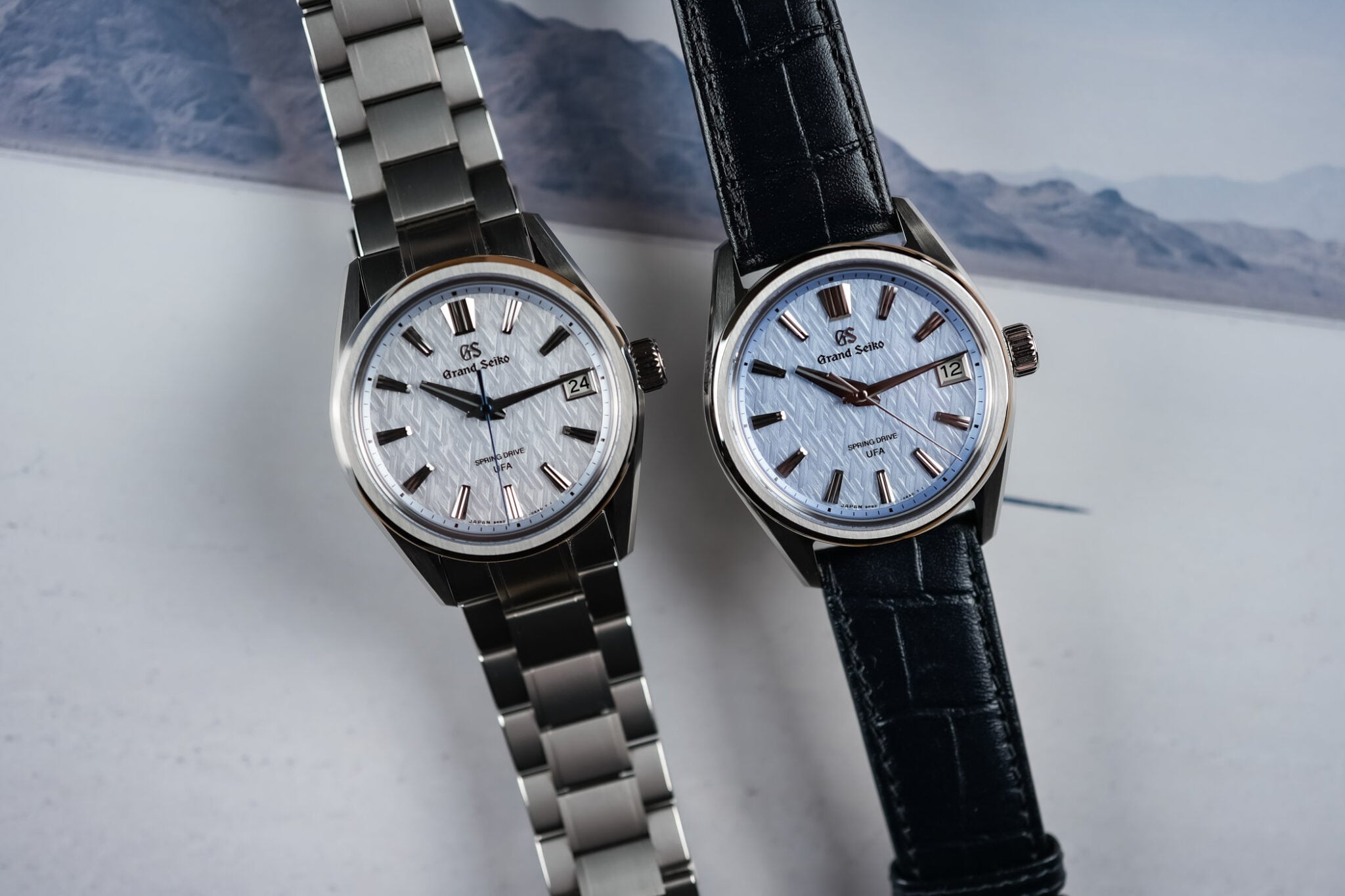 First Look: The new Grand Seiko Spring Drive UFA SLGB001 & SLGB003 ...