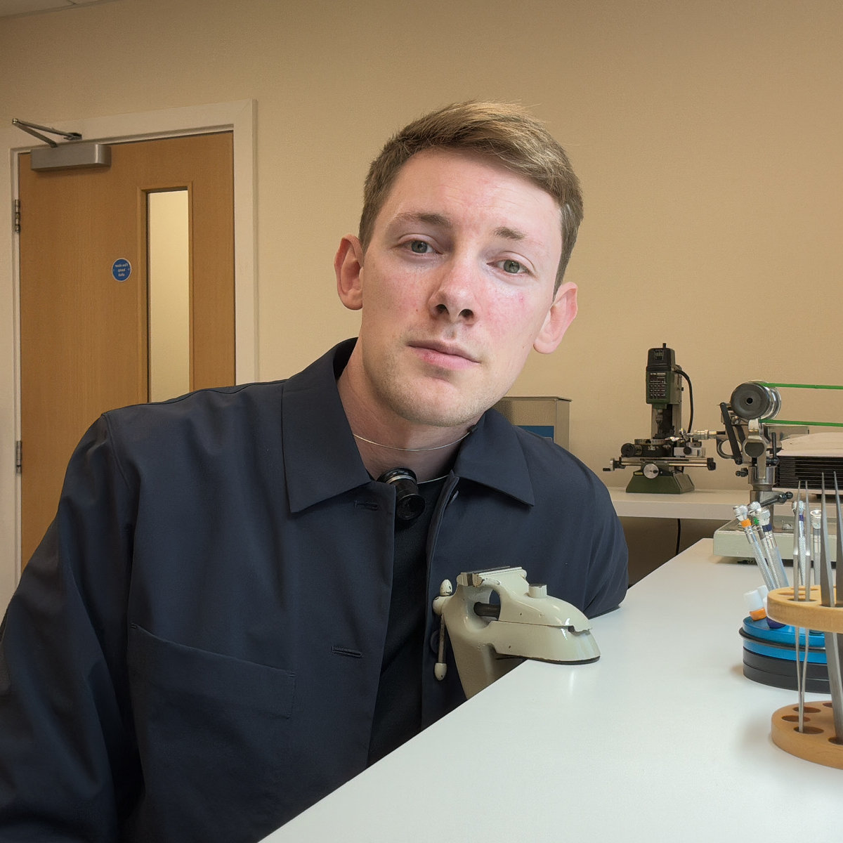 Portrait: Lithunian Watchmaker Liudas Norkus