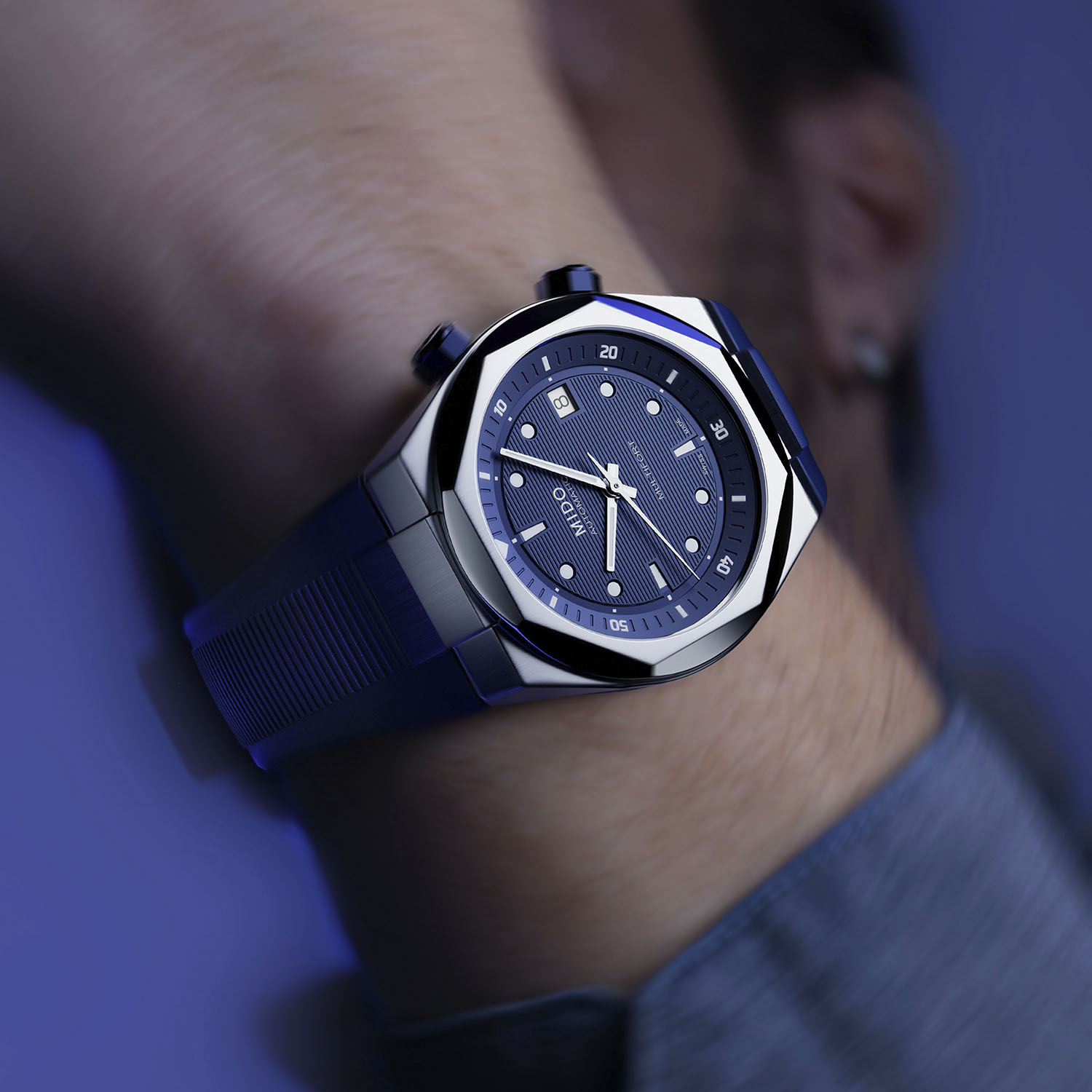 Introducing: The Mido Multifort 8 Two Crowns, a Slim, Integrated-Style ...