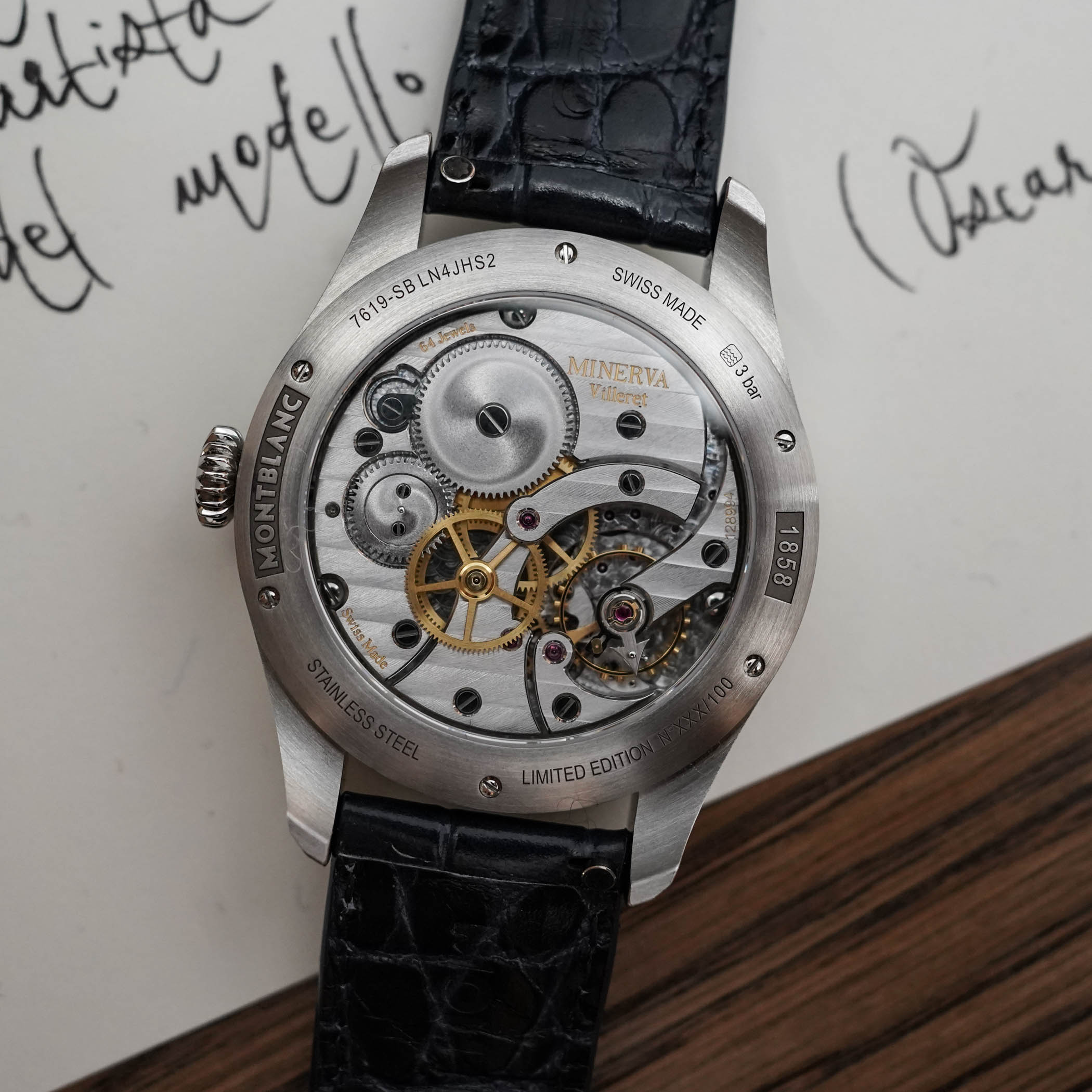 First Look: The Montblanc 1858 Geosphere Annual Calendar with Minerva ...