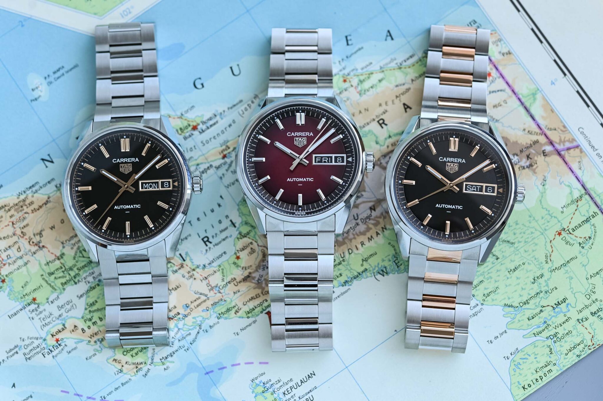 First Look: TAG Heuer Refreshes its Carrera Day-Date and Carrera Twin ...