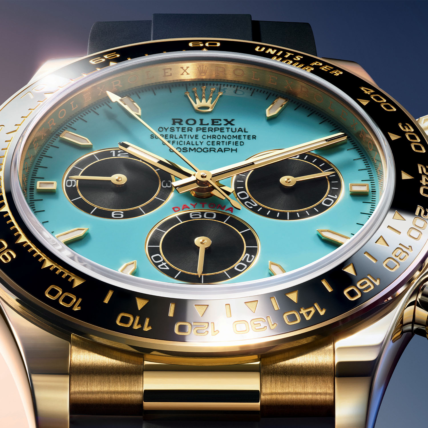 Introducing: The Rolex Daytona Yellow Gold with Turquoise Blue Lacquer Dial