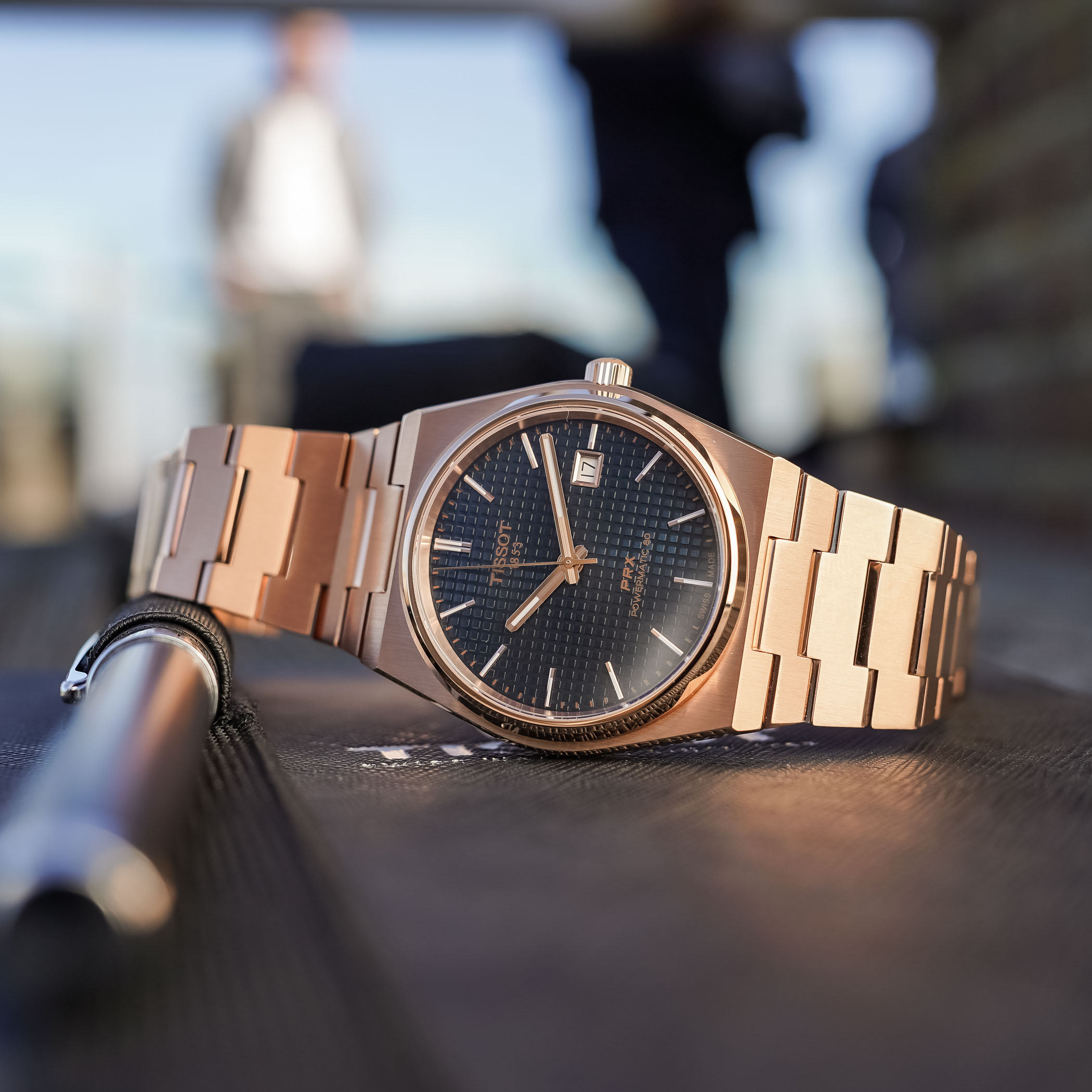 First Look: The new Tissot PRX Powermatic 80 40mm in Rose Gold PVD