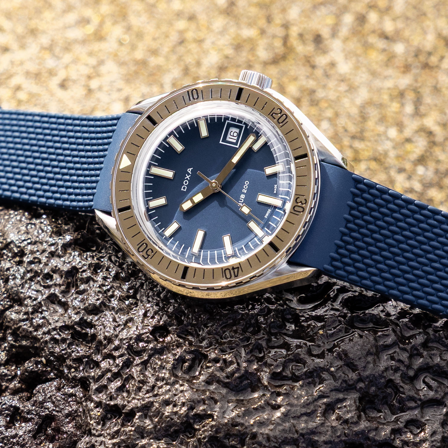 Introducing: The New Polished Steel Bezel Versions of the Doxa Sub 200