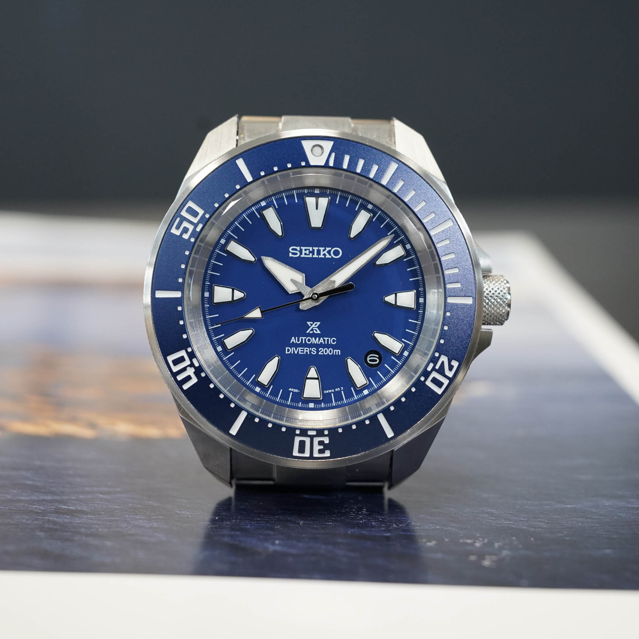 First Look: The New All-Blue Seiko Prospex 200m Diver Samurai SRPL53