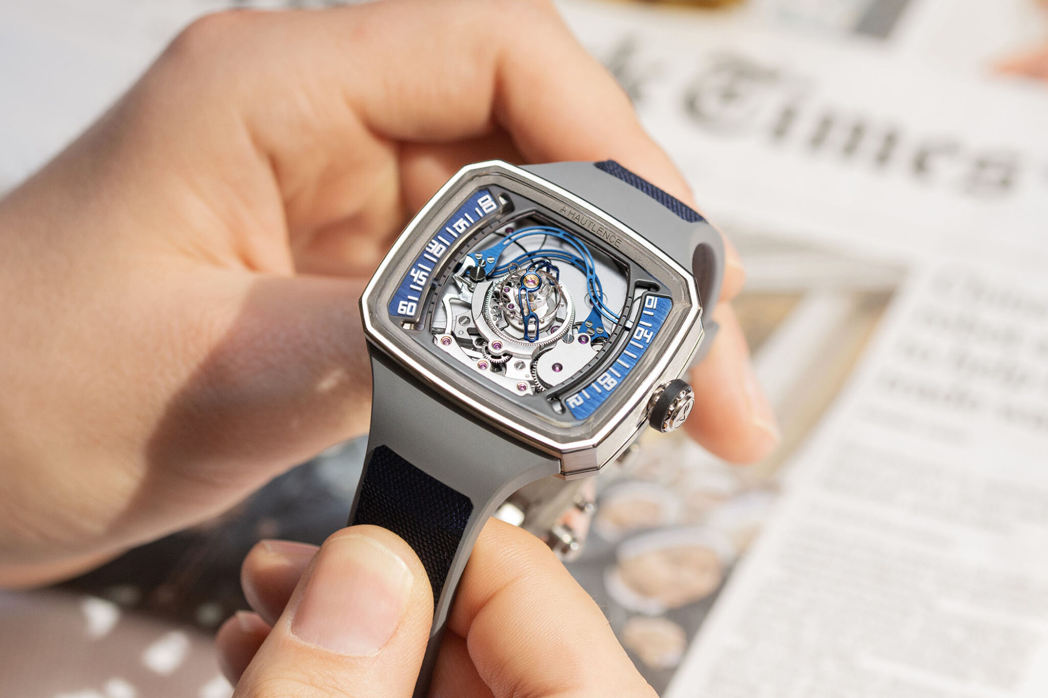 Introducing: The Hautlence Helix; Central Cylindrical Tourbillon and ...