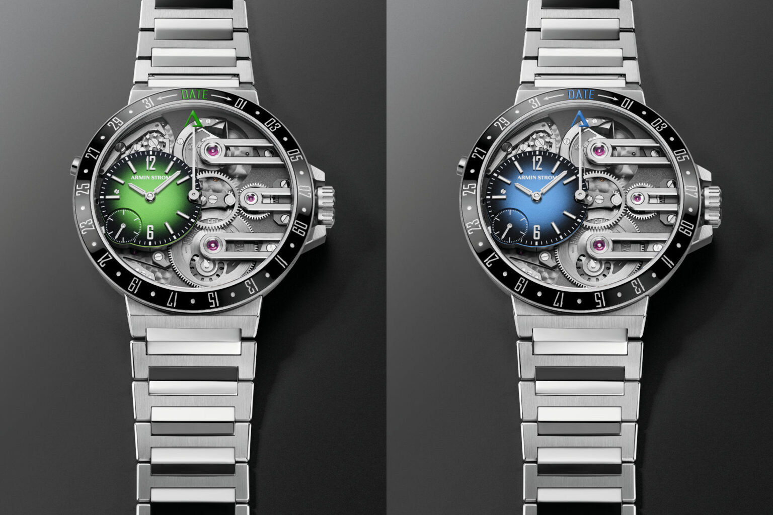 Introducing The Armin Strom Orbit Lime Green & Ice Blue