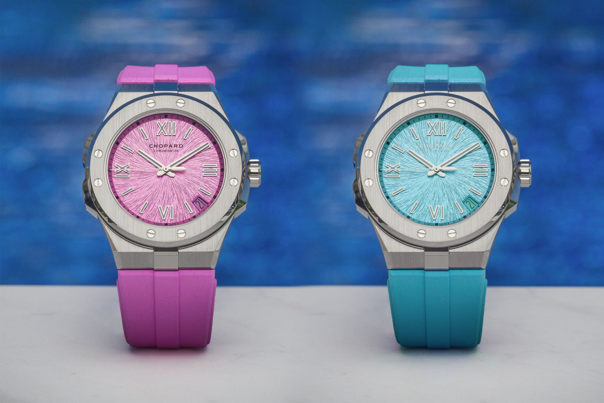 Introducing: The Bold Summer Tones of the Chopard Alpine Eagle 41 Beach ...