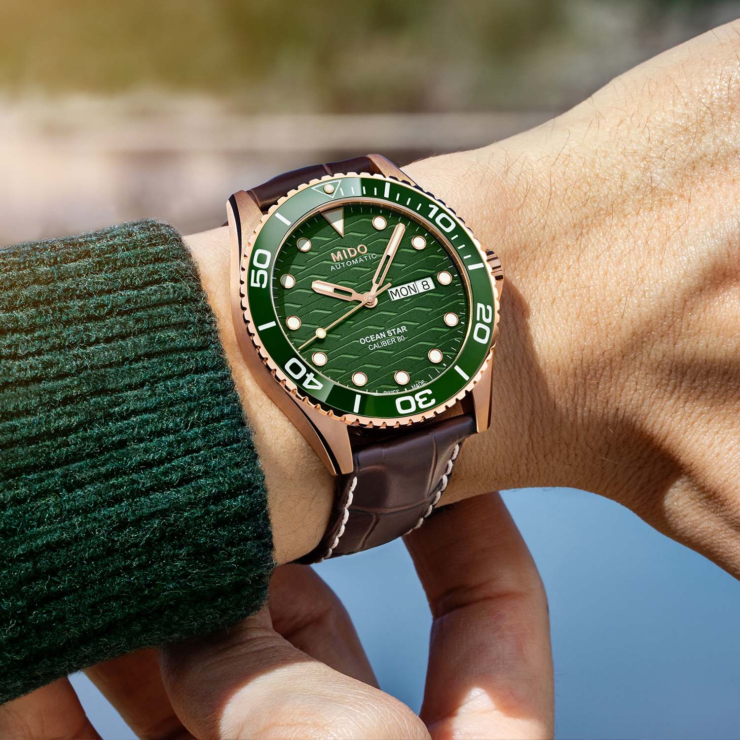 Introducing: Elegance Meets Diving with the Green Mido Ocean Star 200C
