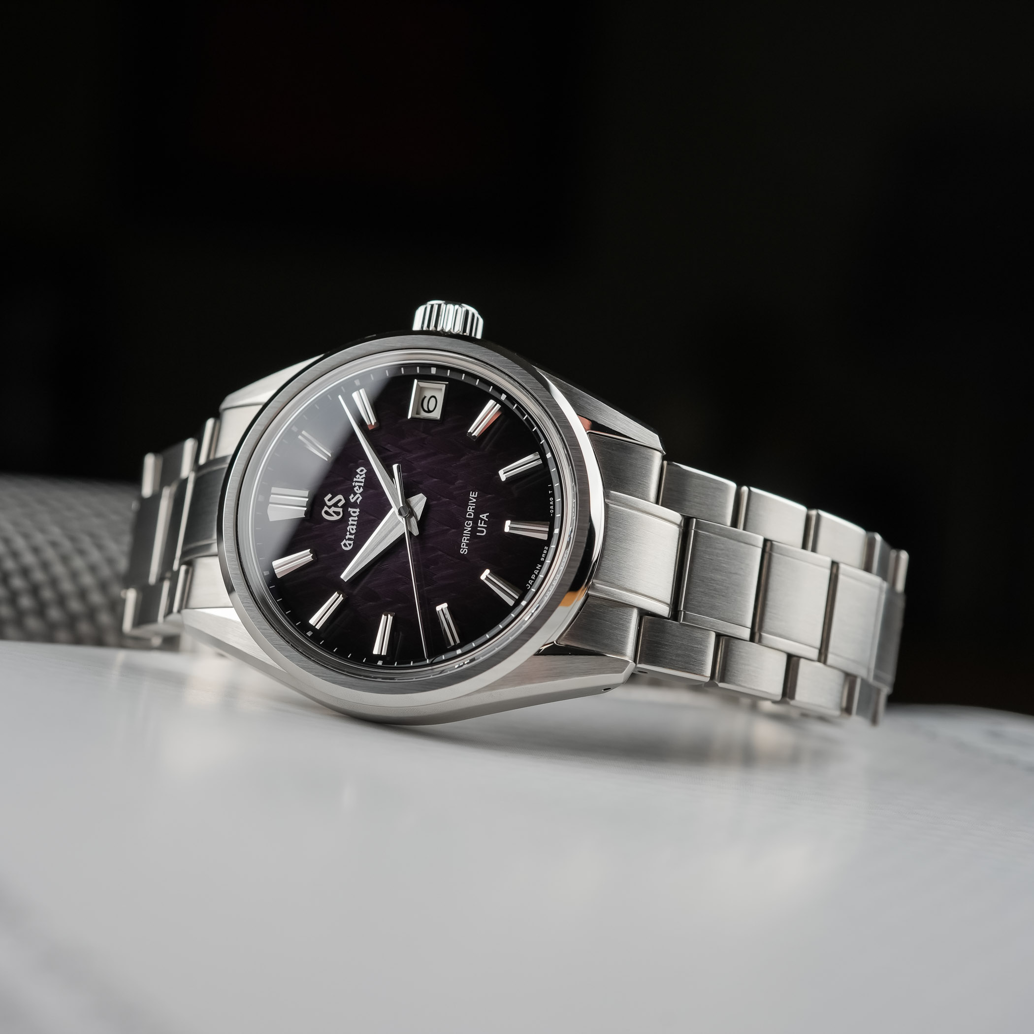 First Look: Steel and Purple Dial for the Grand Seiko Spring Drive UFA ...