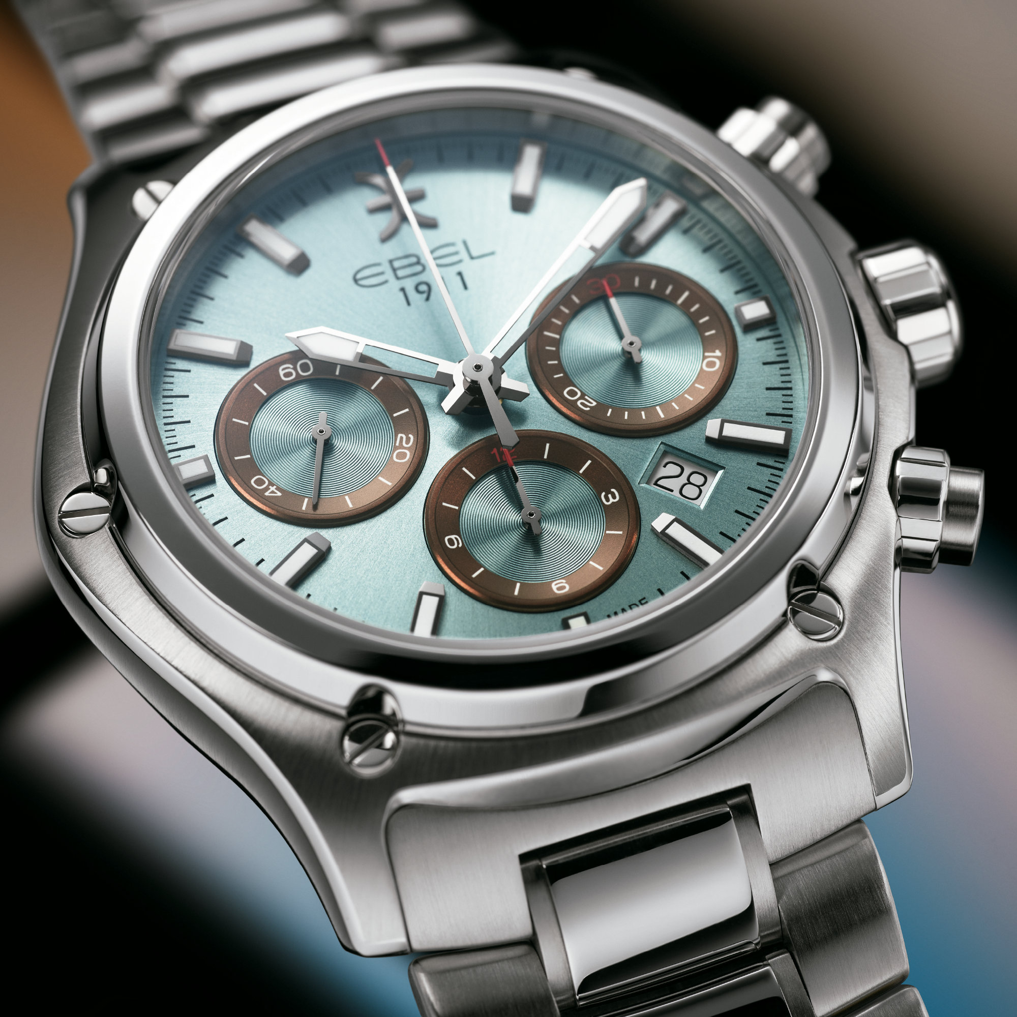 Introducing: The New Ebel 1911 Chronograph Ice Blue