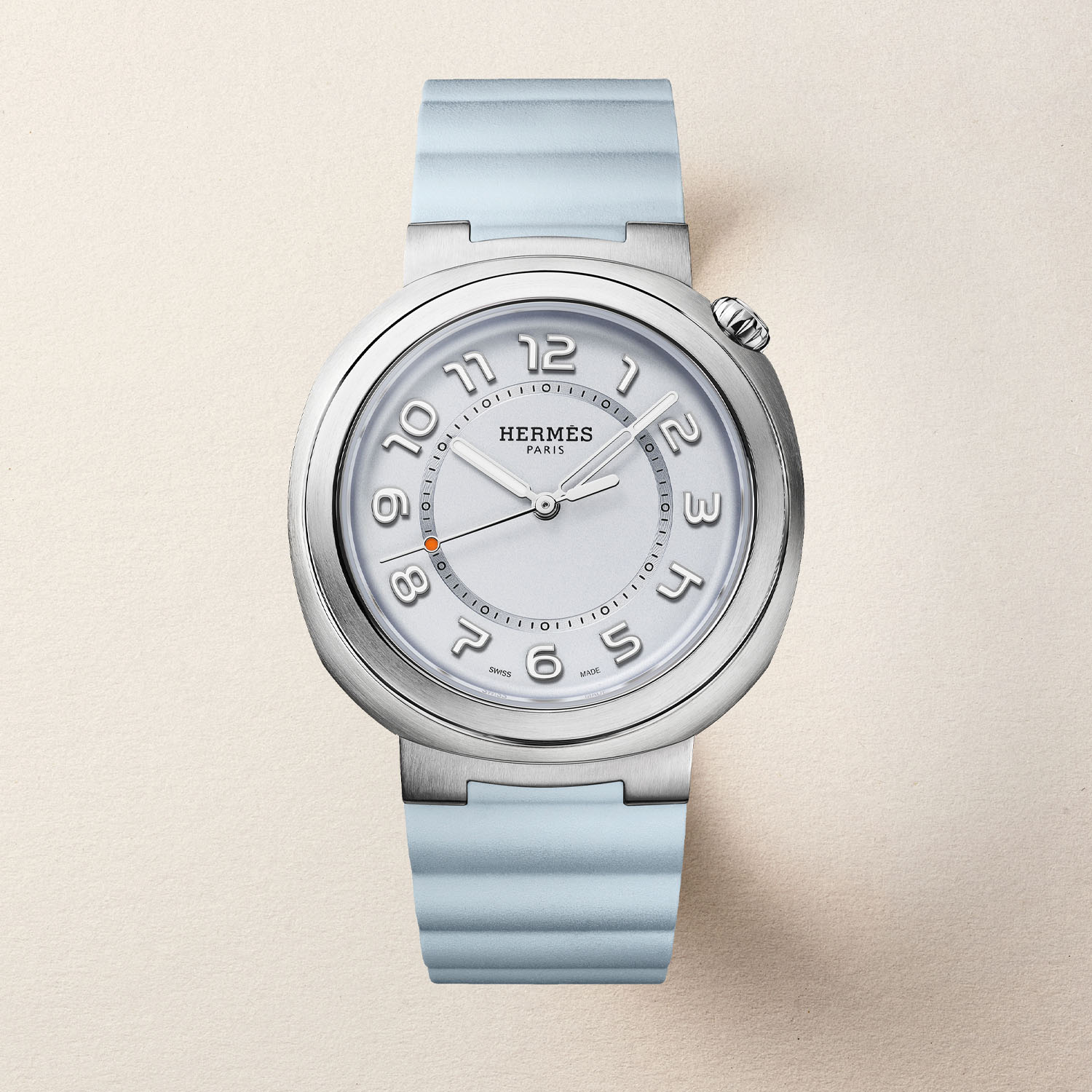 Introducing: The Hermès Cut Now Sports a Light Blue Dial