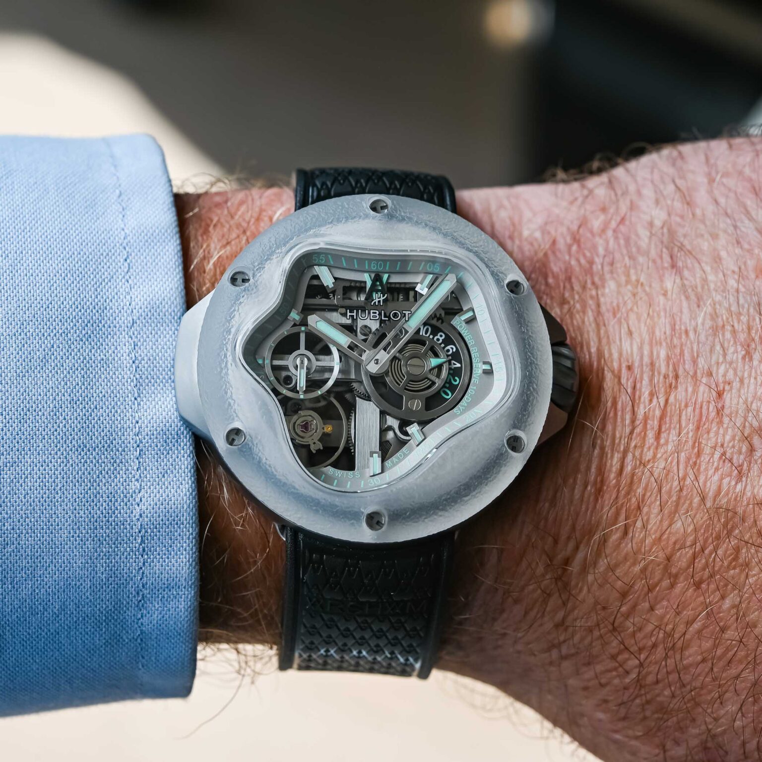 First Look: The Hublot MP-17 Meca-10 Arsham Splash Titanium Sapphire