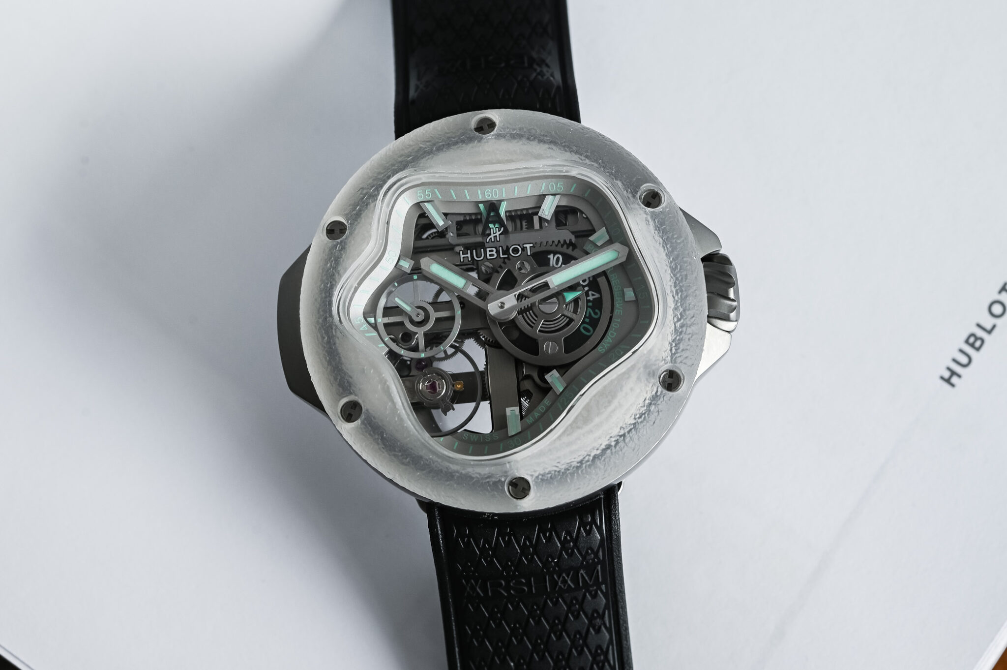 First Look: The Hublot MP-17 Meca-10 Arsham Splash Titanium Sapphire