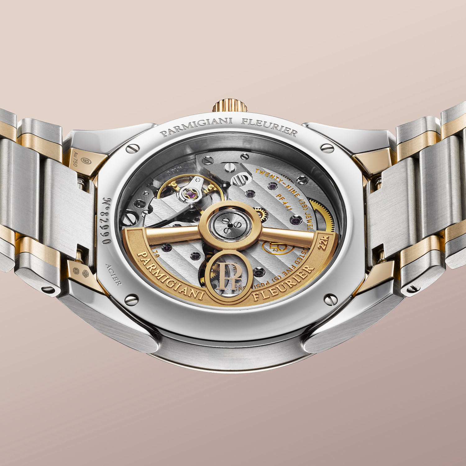 Introducing: A Steel & Gold Parmigiani Tonda PF 36mm with a Deep Ruby Dial