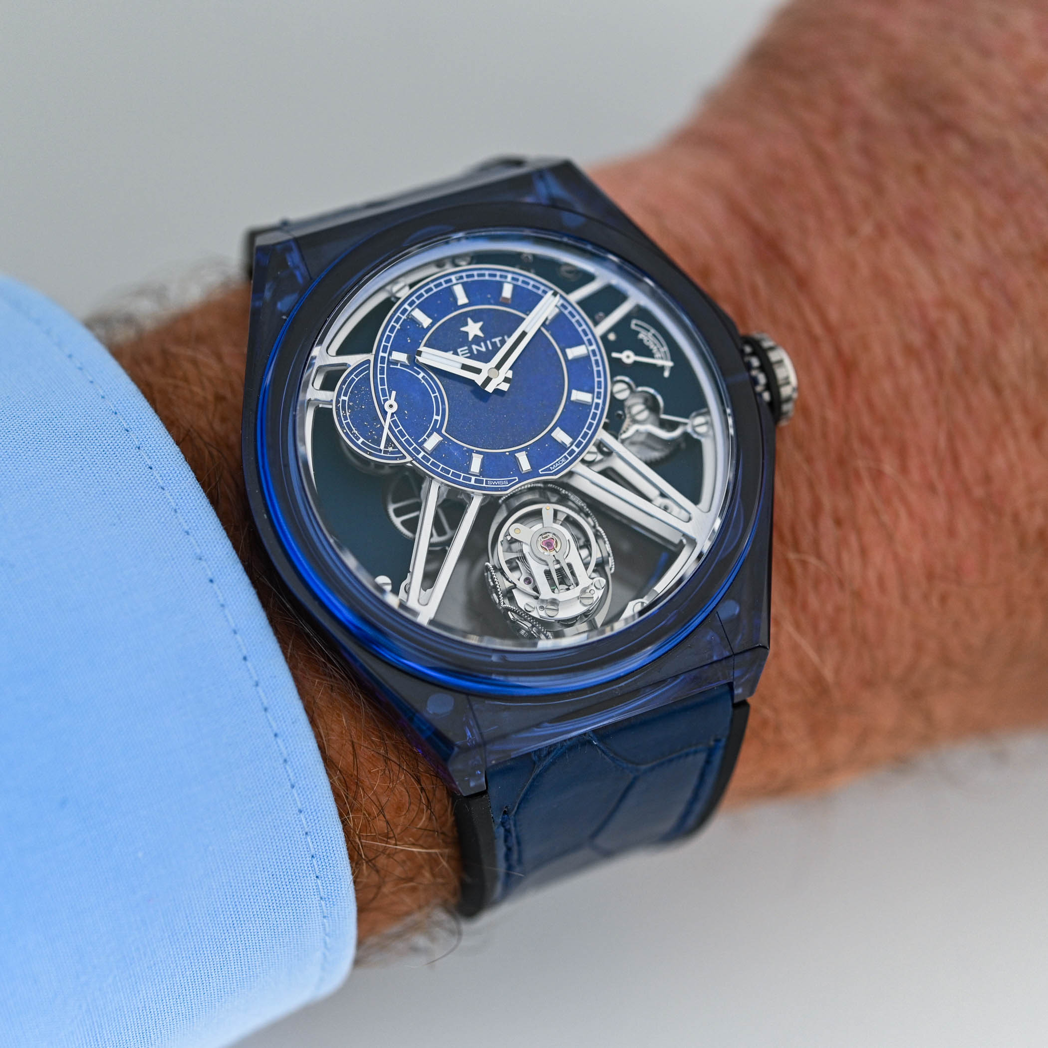 First Look: The New Zenith Defy Zero G Sapphire Limited Edition